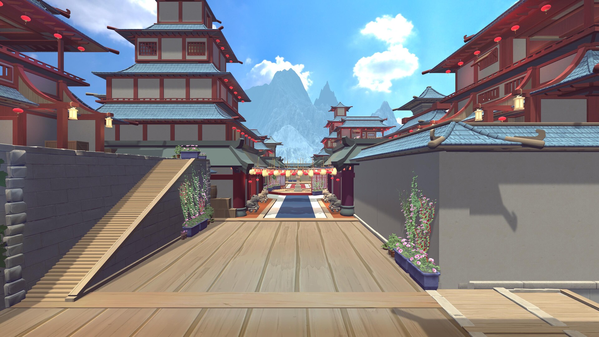 ArtStation - 晴朗，舒适，轻快的城市一角（A brisk corner of the city）