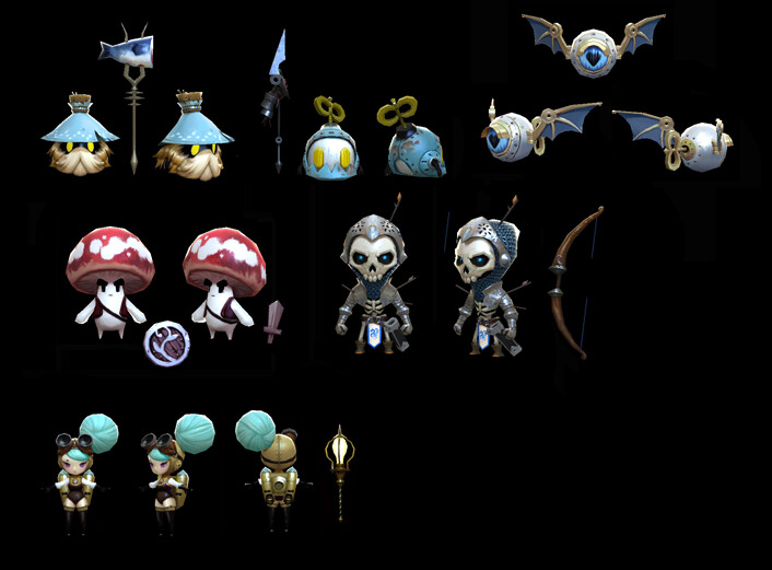 ArtStation - (Work) Destiny Knights : Destiny6 - Characters