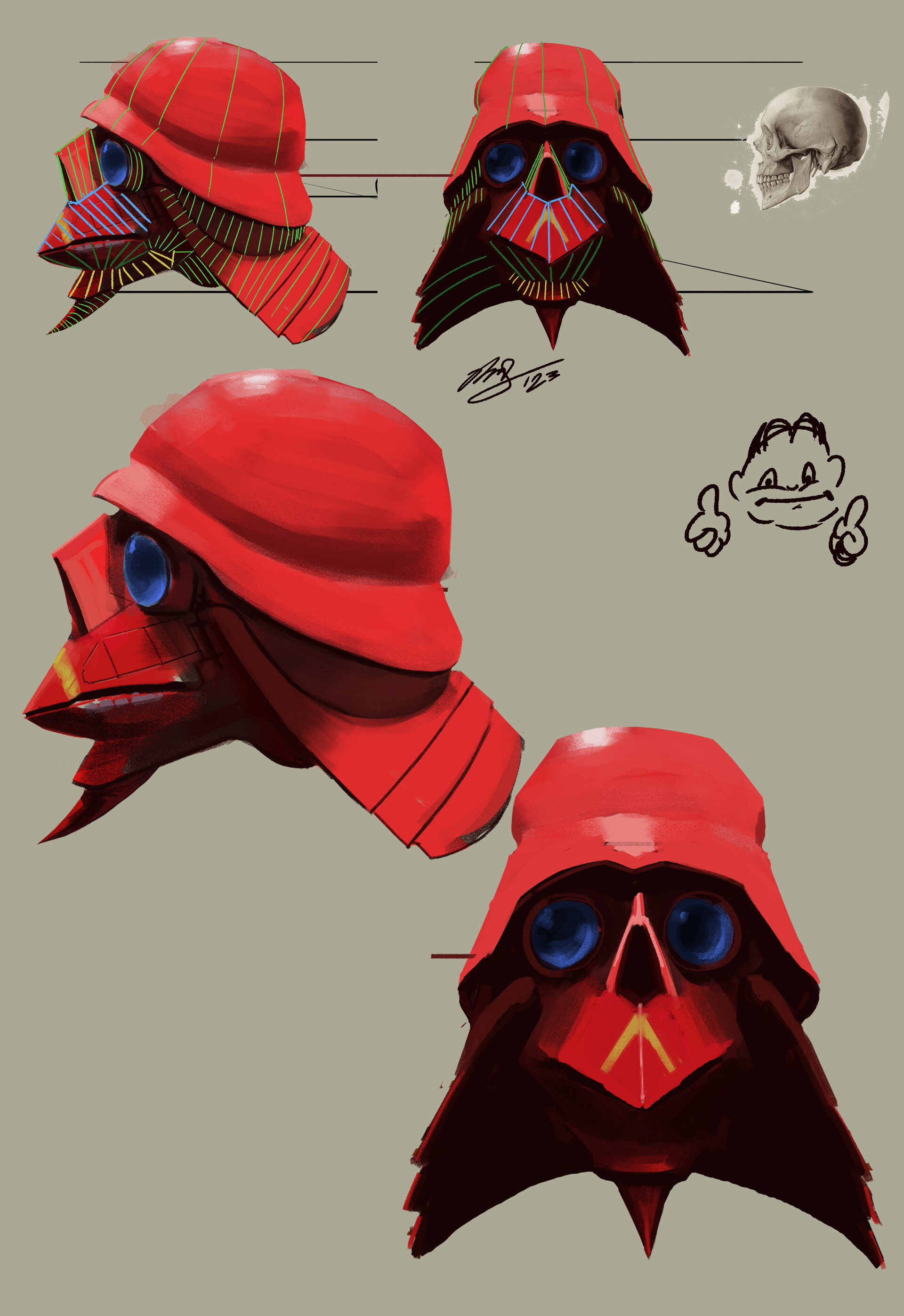 ArtStation - Helmet concept