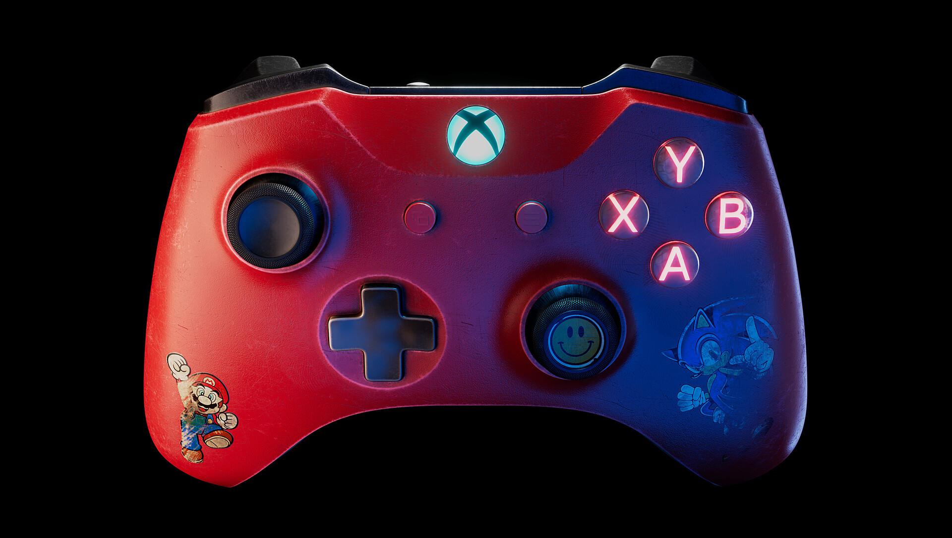 ArtStation - Texturing and lighting for xbox control