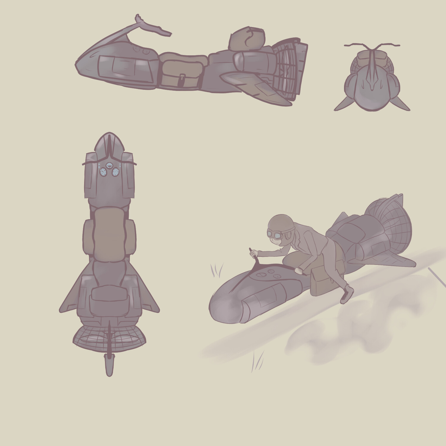 ArtStation - Lift cycle concept art