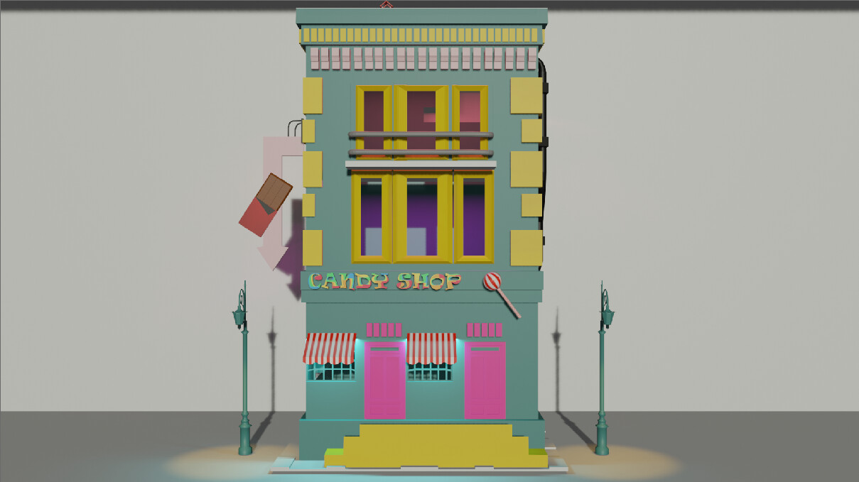 ArtStation - Candy Shop