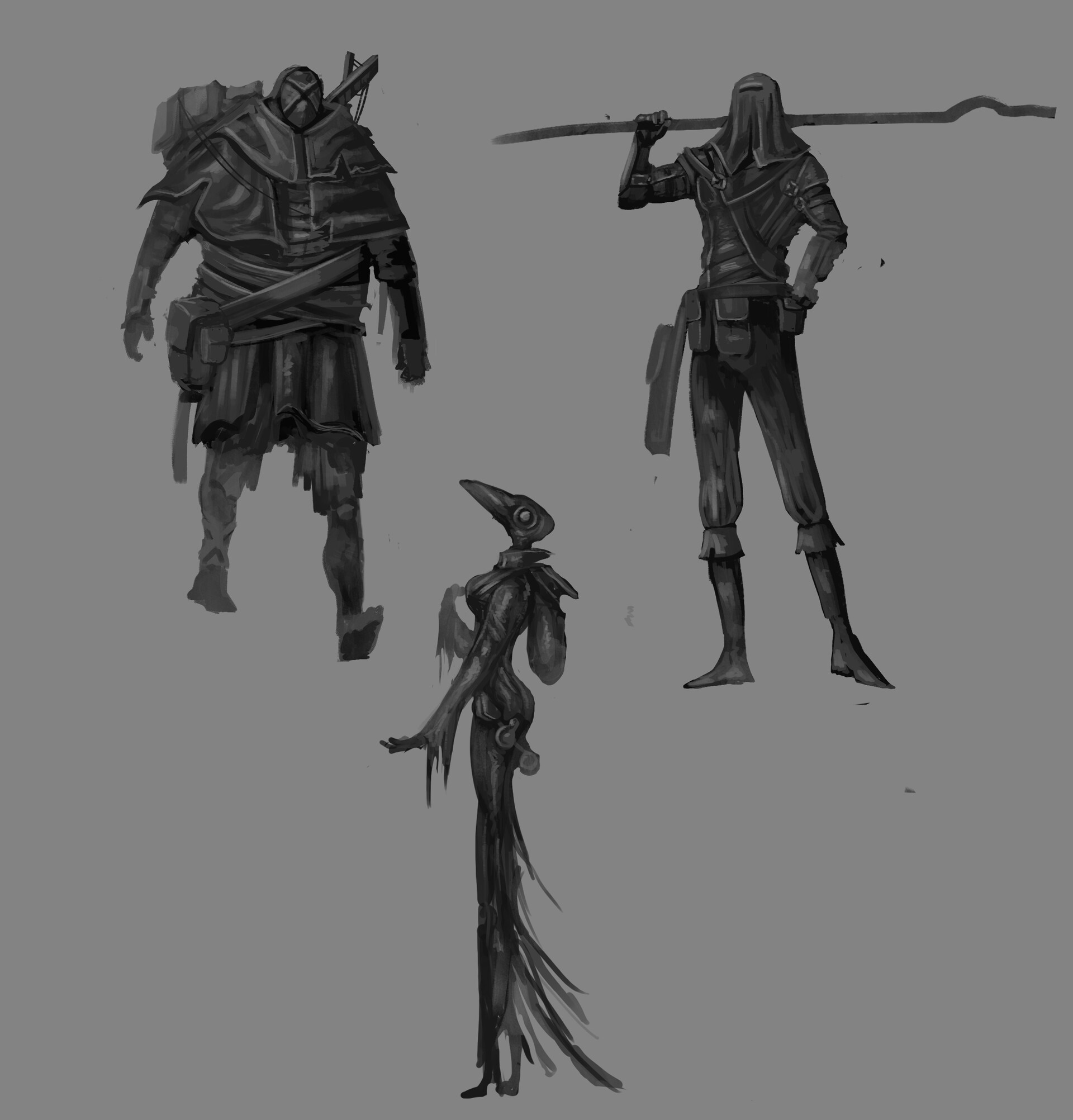ArtStation - Dark, masked characters