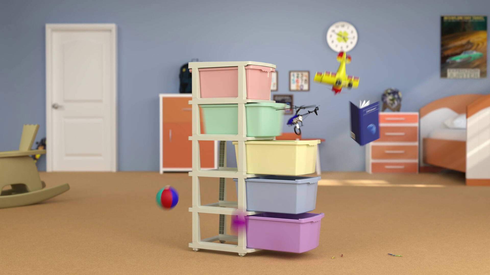 ArtStation - Stomo Drawer Multi-Purpose Storage Organizer - 3D Animated ...