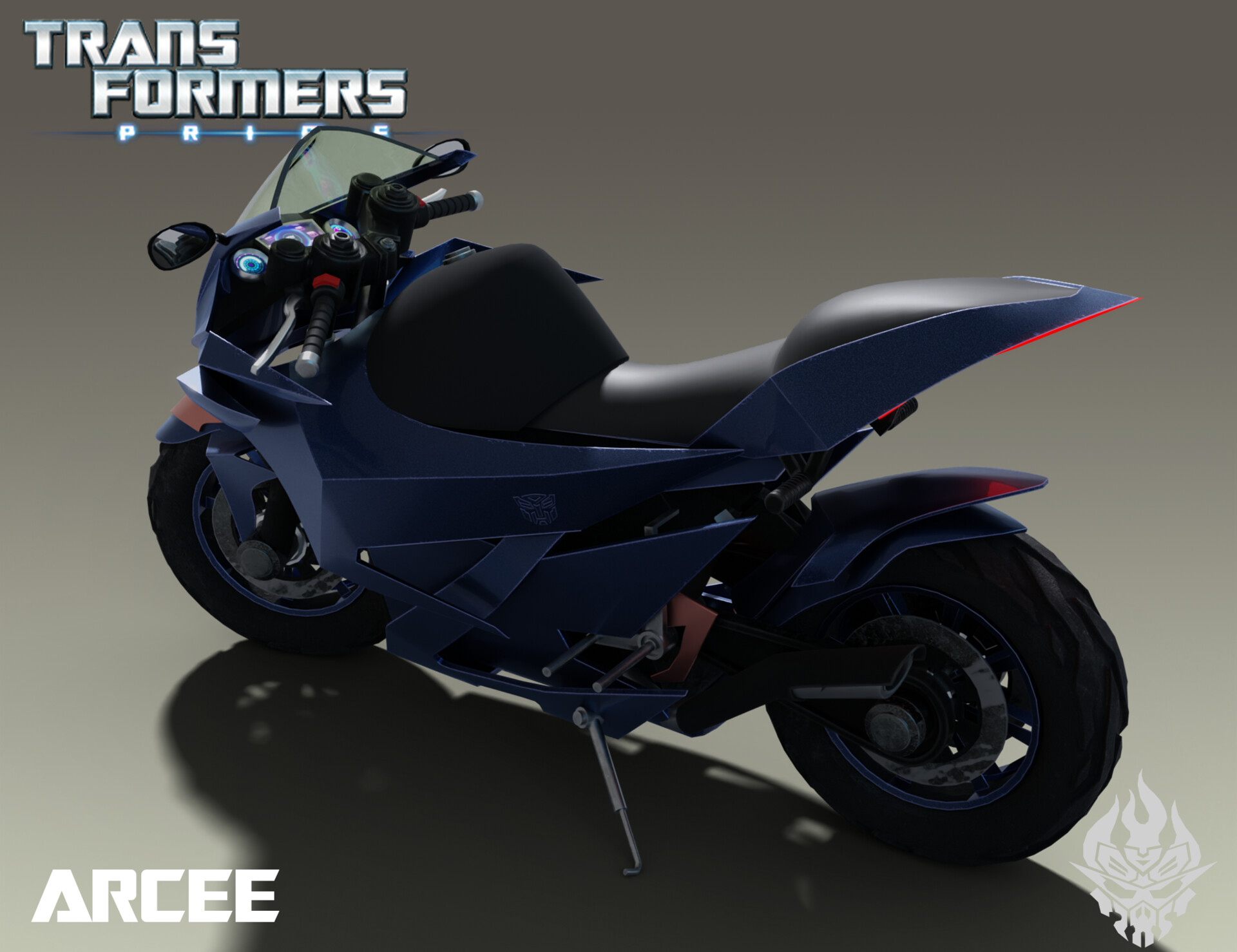Andrew Au - Transformers Prime: Arcee 3D Blender Model