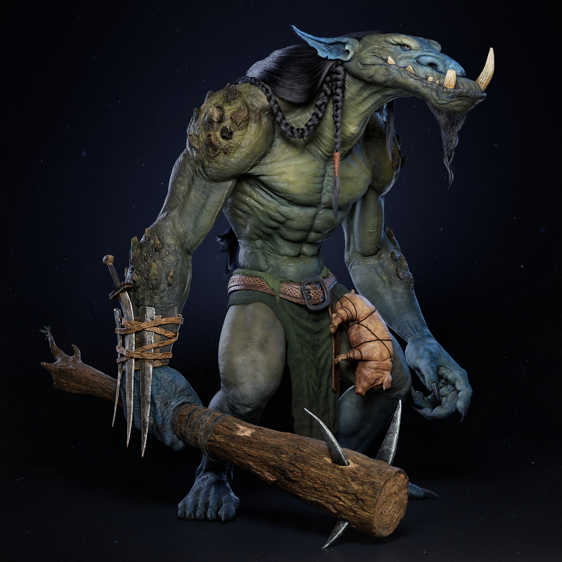 ArtStation - Troll - VFX creature