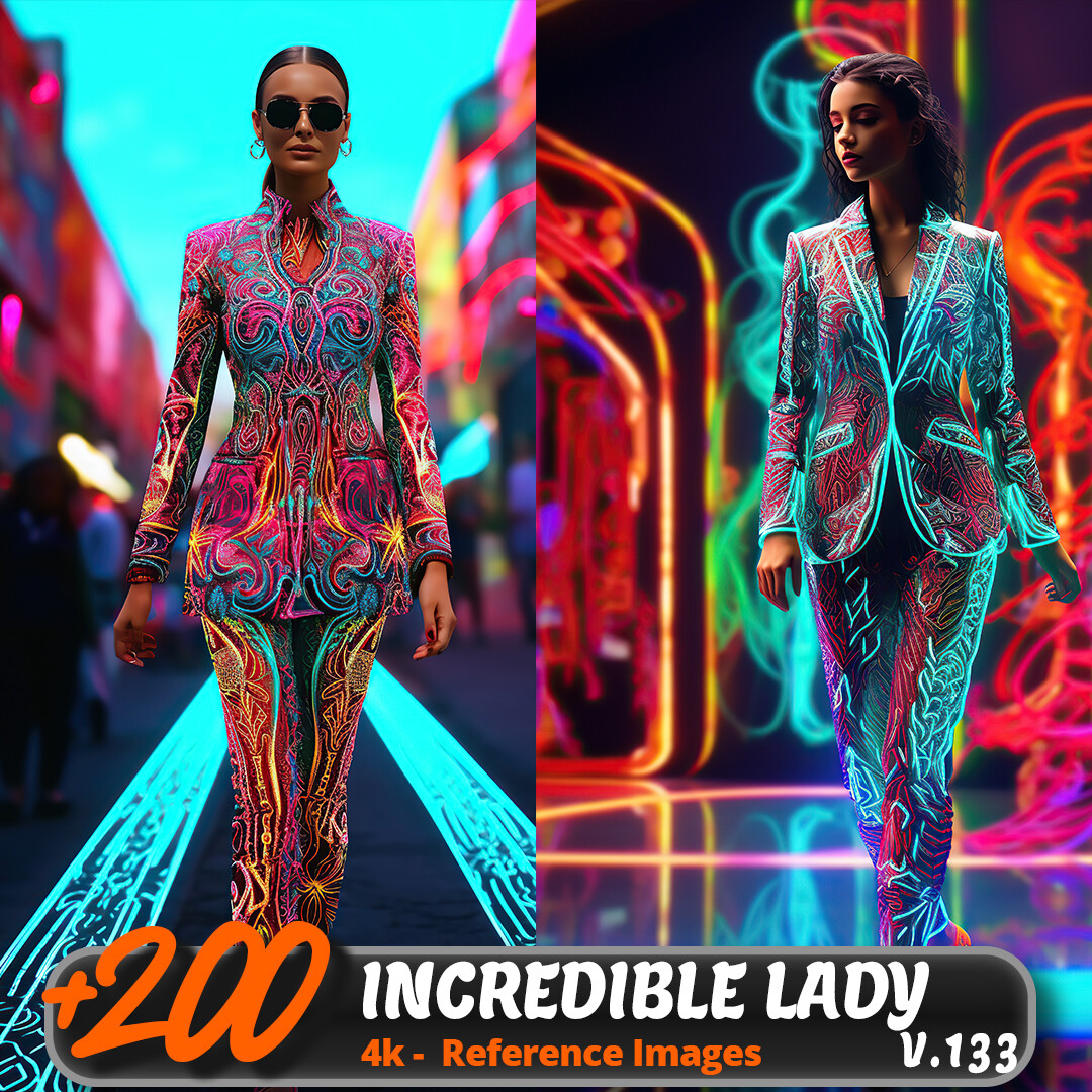 ArtStation - INCREDIBLE LADY VOL. 133/ 4K/ Reference Image