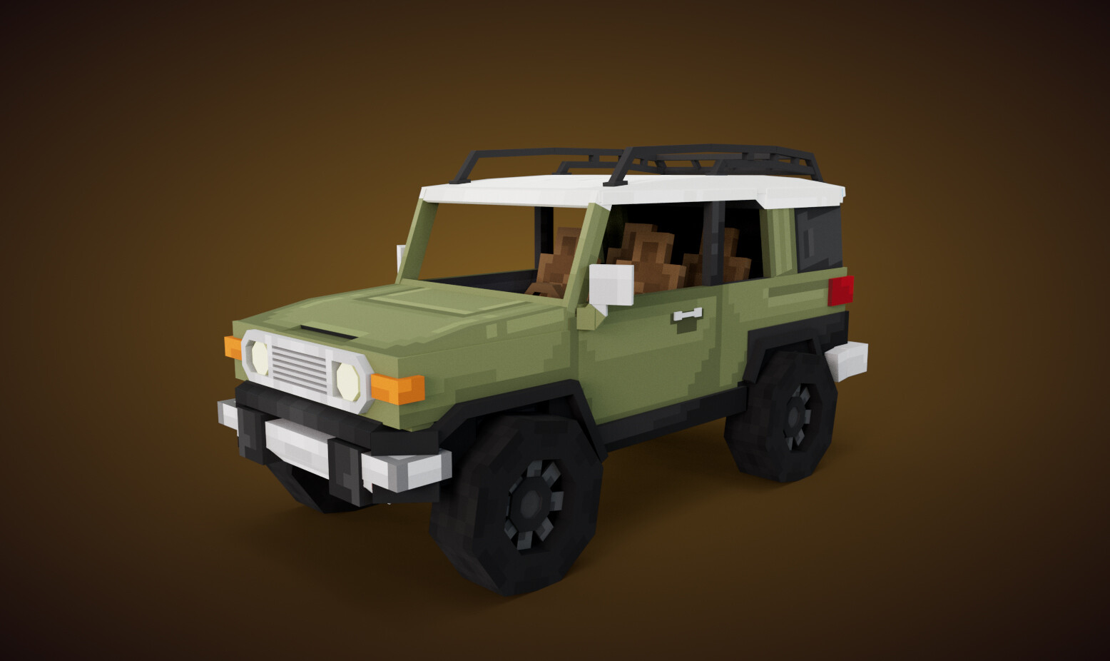 ArtStation - Toyota FJ Cruiser