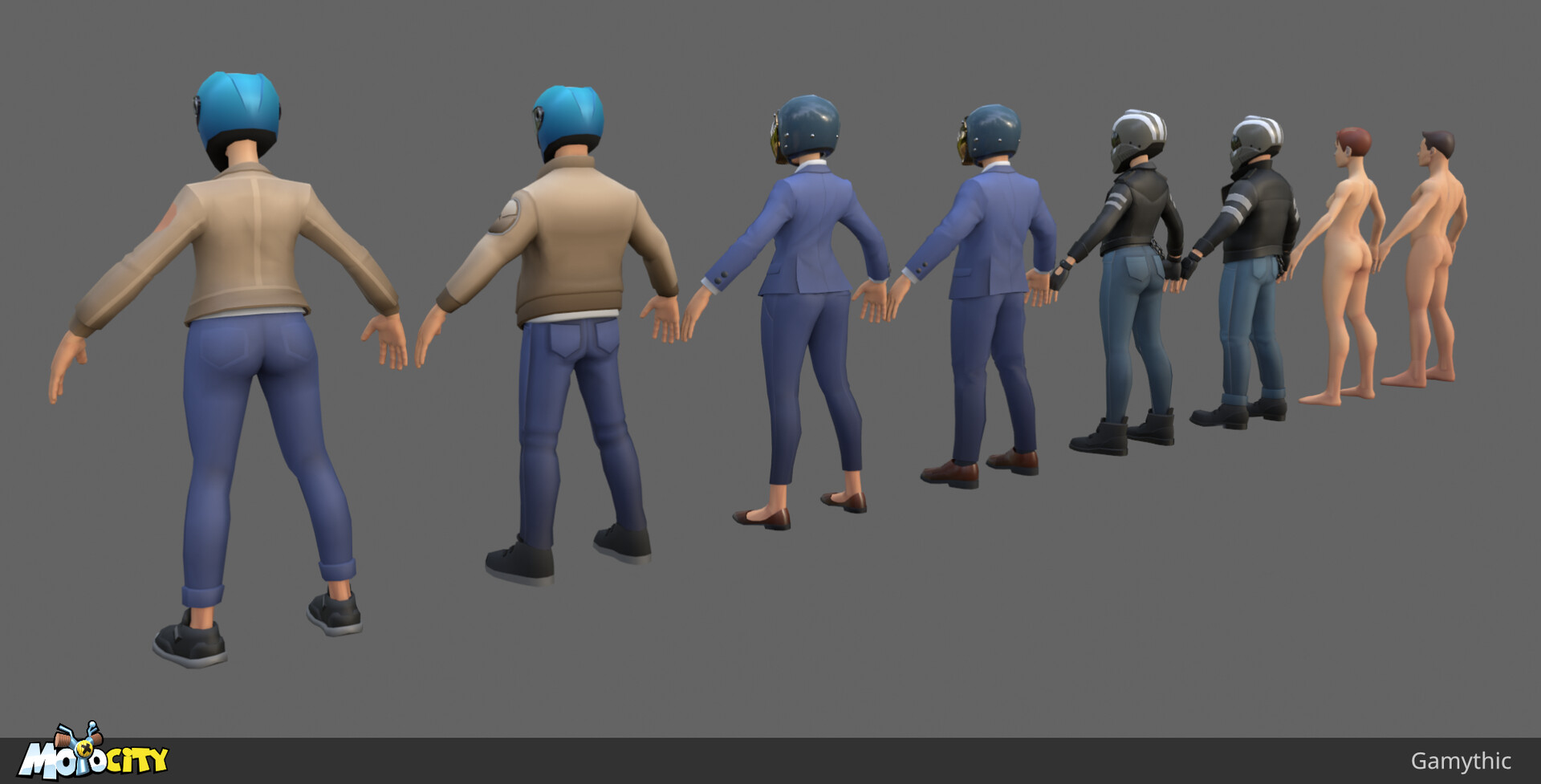 Anton Boiko - Moto City - Player Character Skins