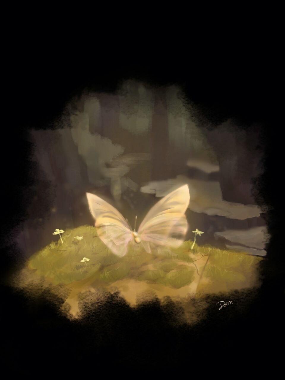 ArtStation - Butterfly Digital Drawing