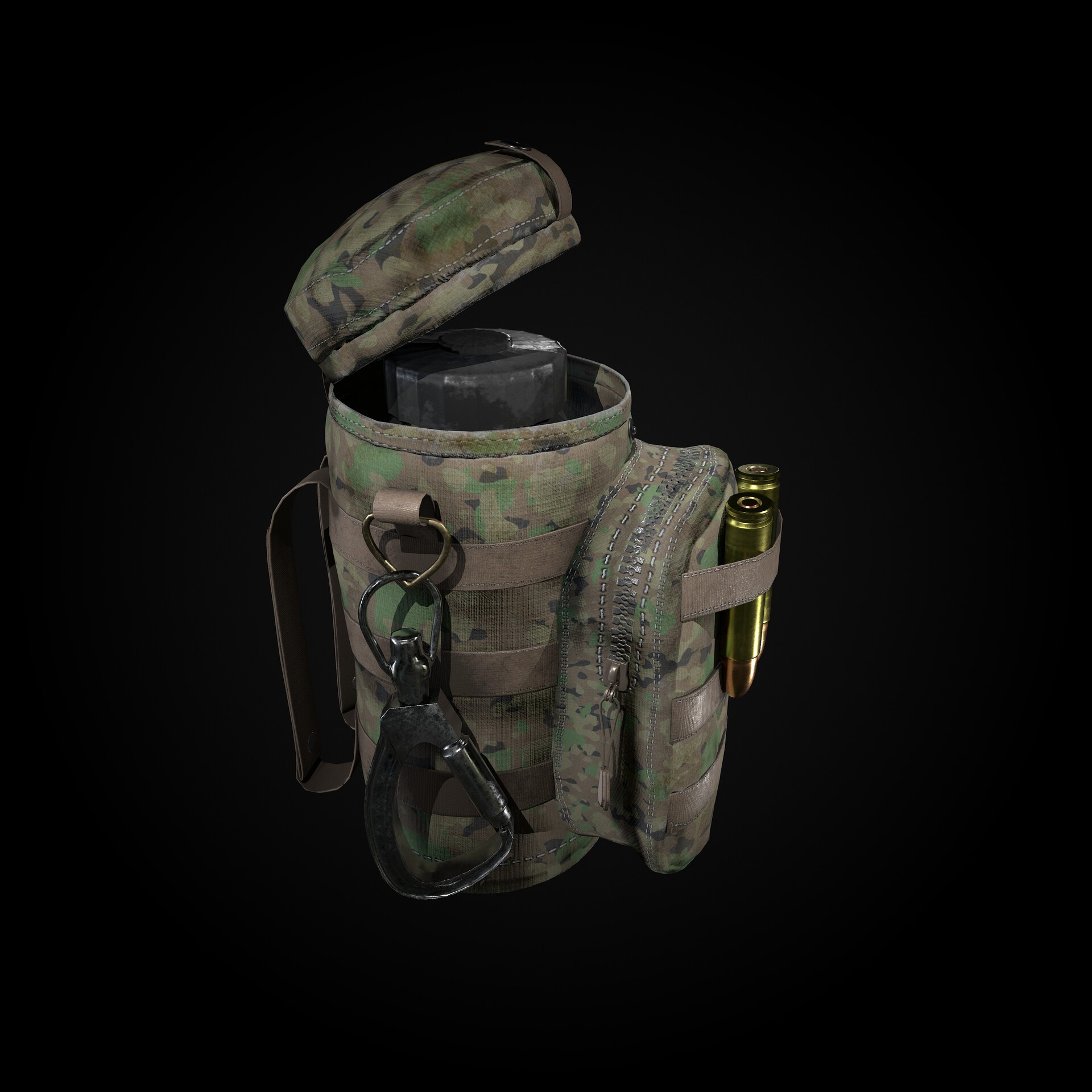 Hanan Haider - Military Water Bottle Pouch with First Aid Kit | Game ...