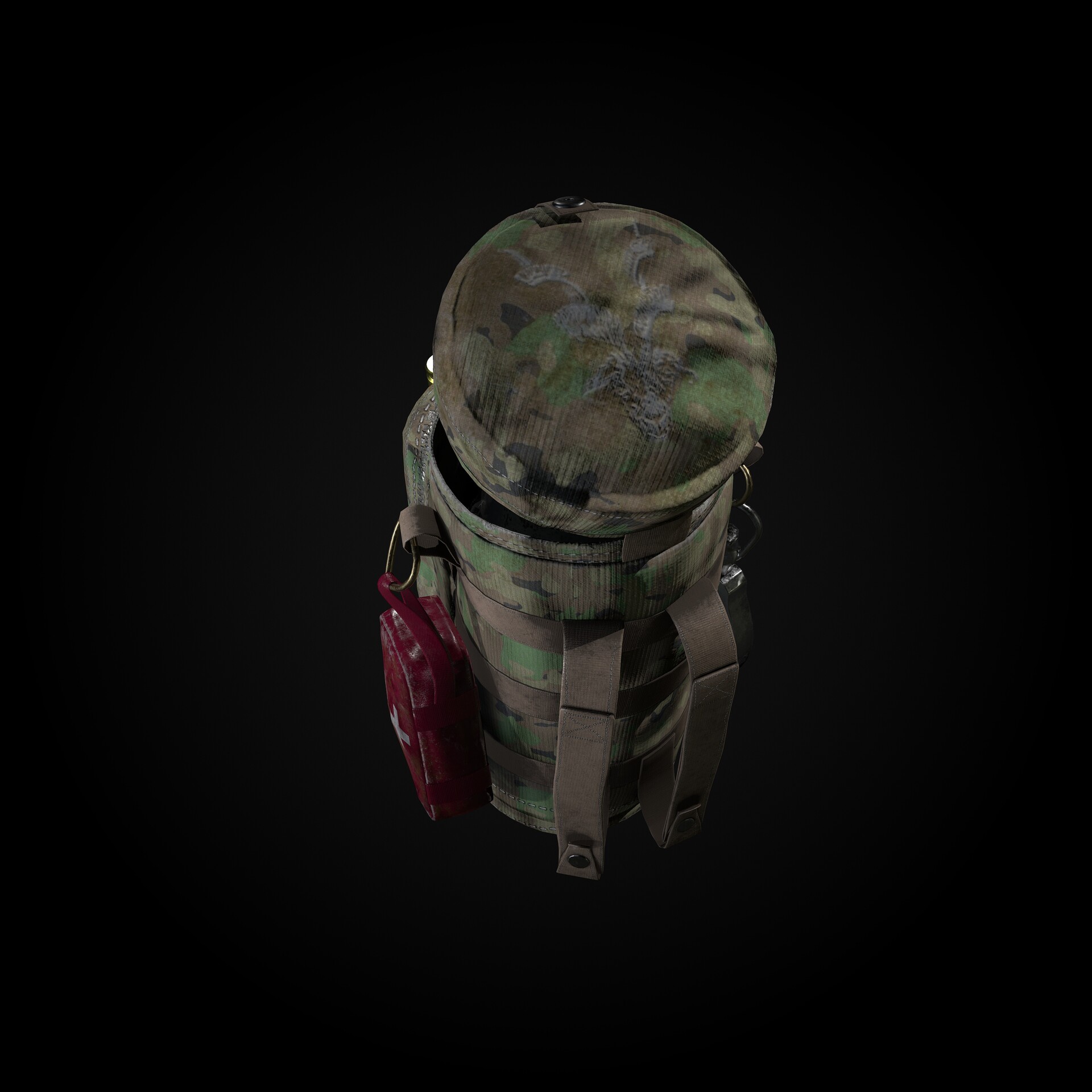 Hanan Haider - Military Water Bottle Pouch with First Aid Kit | Game ...