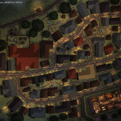 Morvold Press - Battle Map | The Boulderlands - Mountain/Hill Random Encounters!