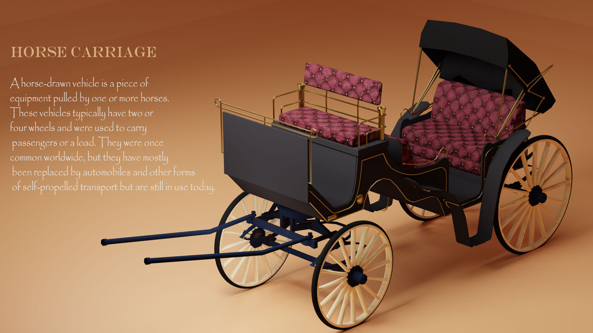 ArtStation - Horse Carriage