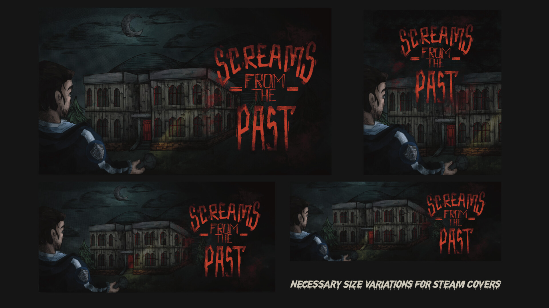 Deborah Gomes - Screams From the Past - Game Cover + Tittle Design