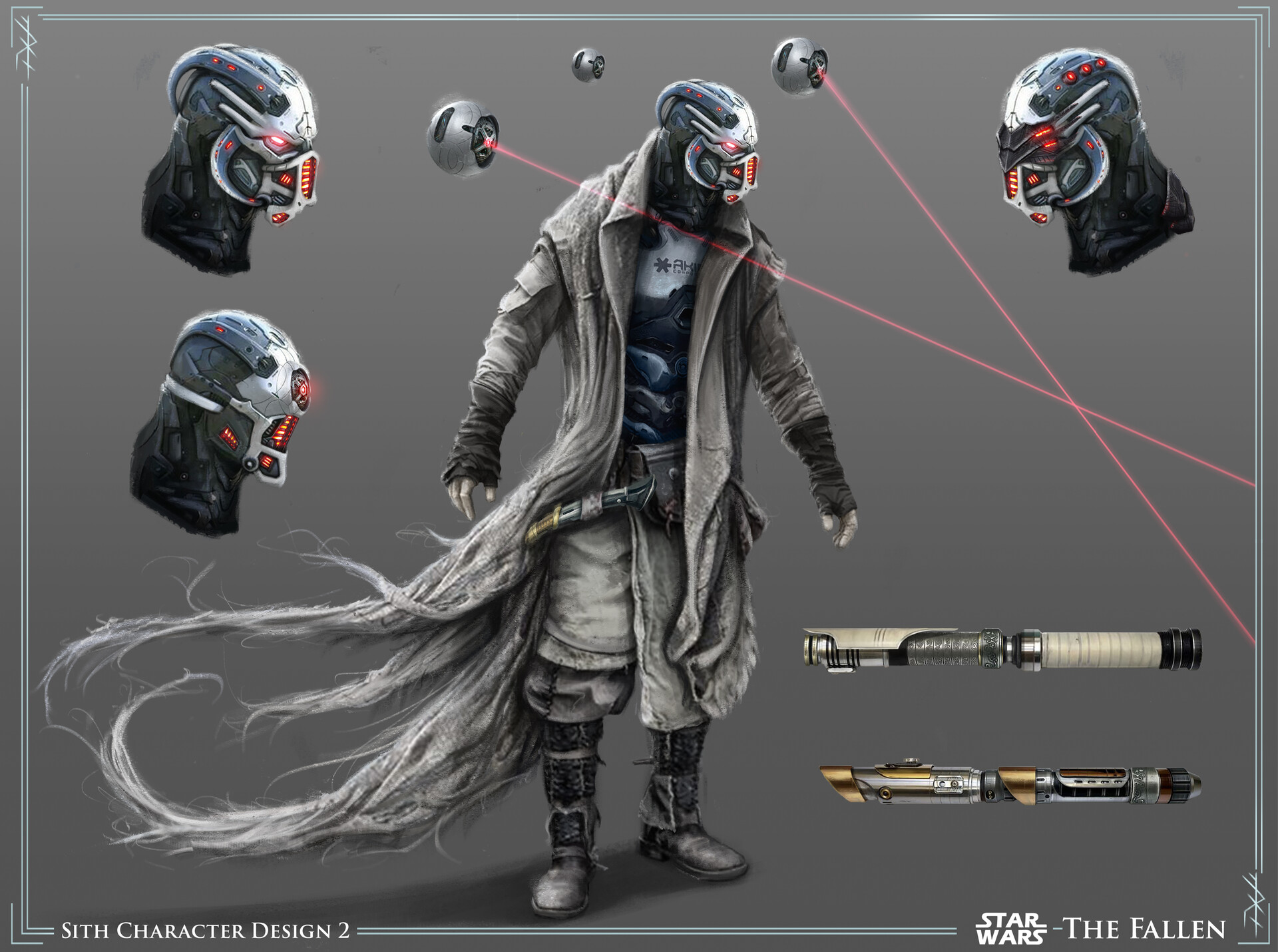 Liam Davey - Star Wars - The Fallen - Sith Character Designs
