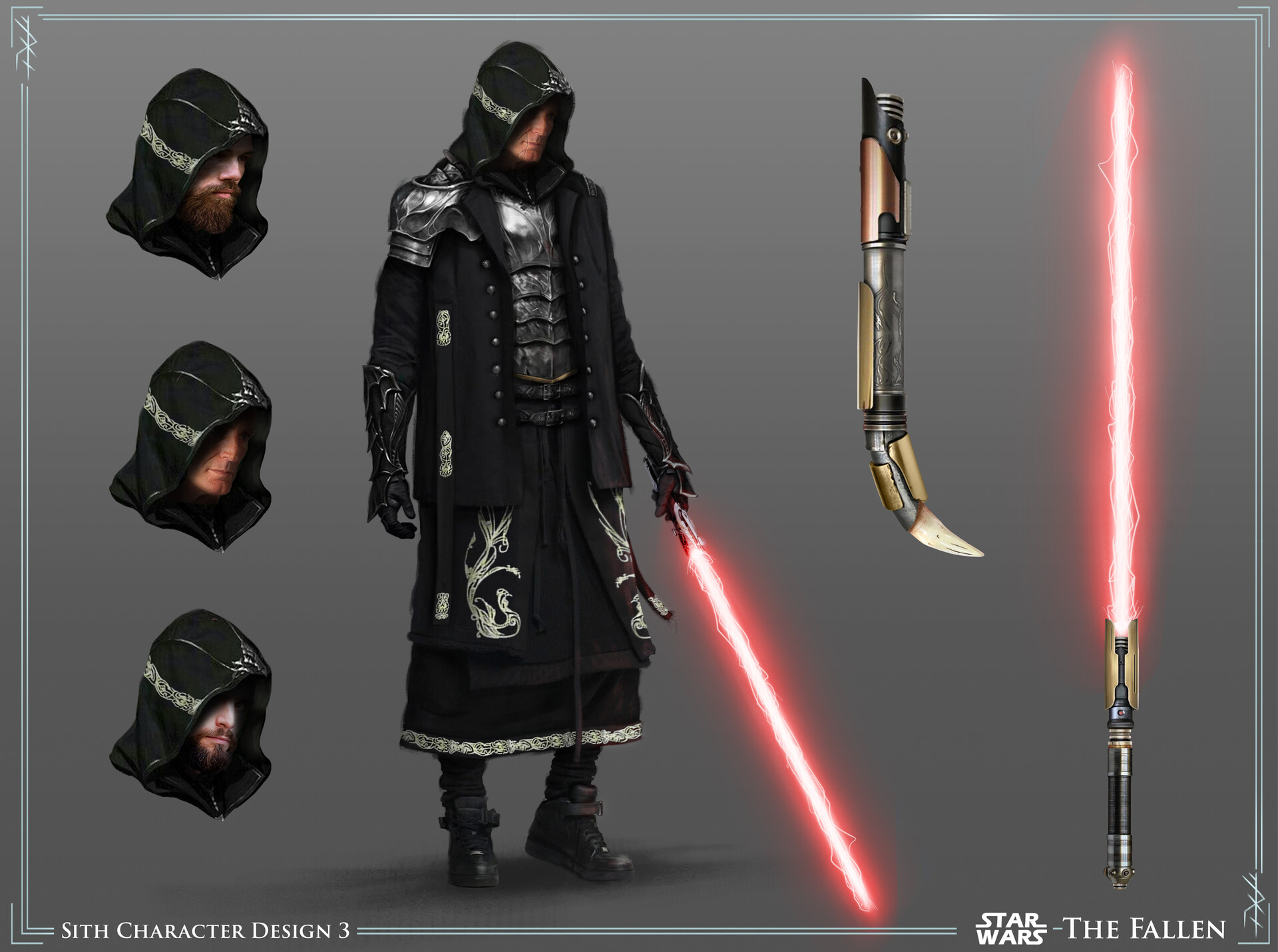 Liam Davey - Star Wars - The Fallen - Sith Character Designs