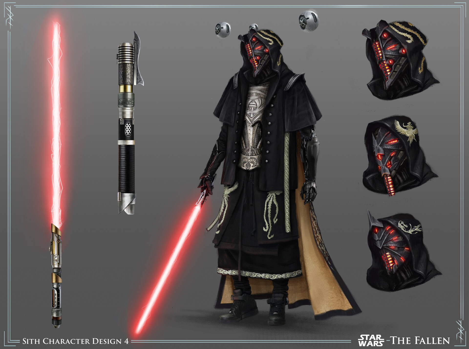 Liam Davey - Star Wars - The Fallen - Sith Character Designs