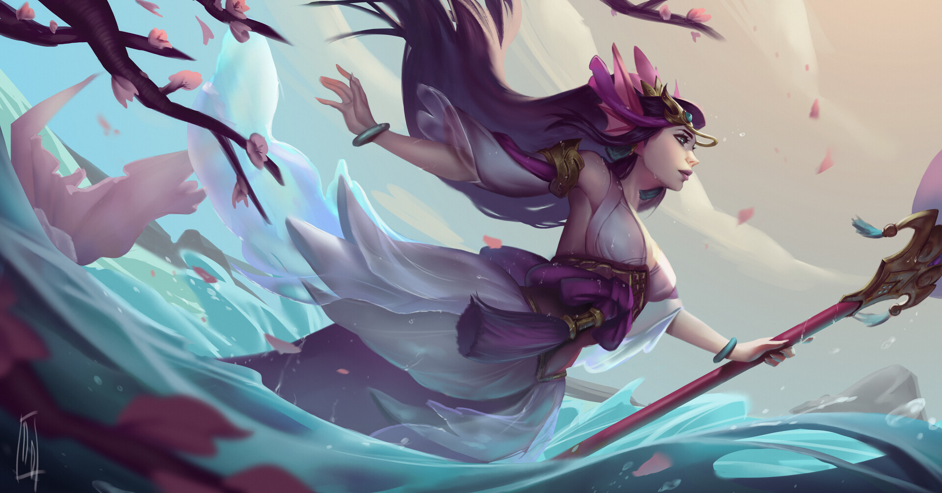 ArtStation - Splendid Staff Nami Fan Splash Illustration