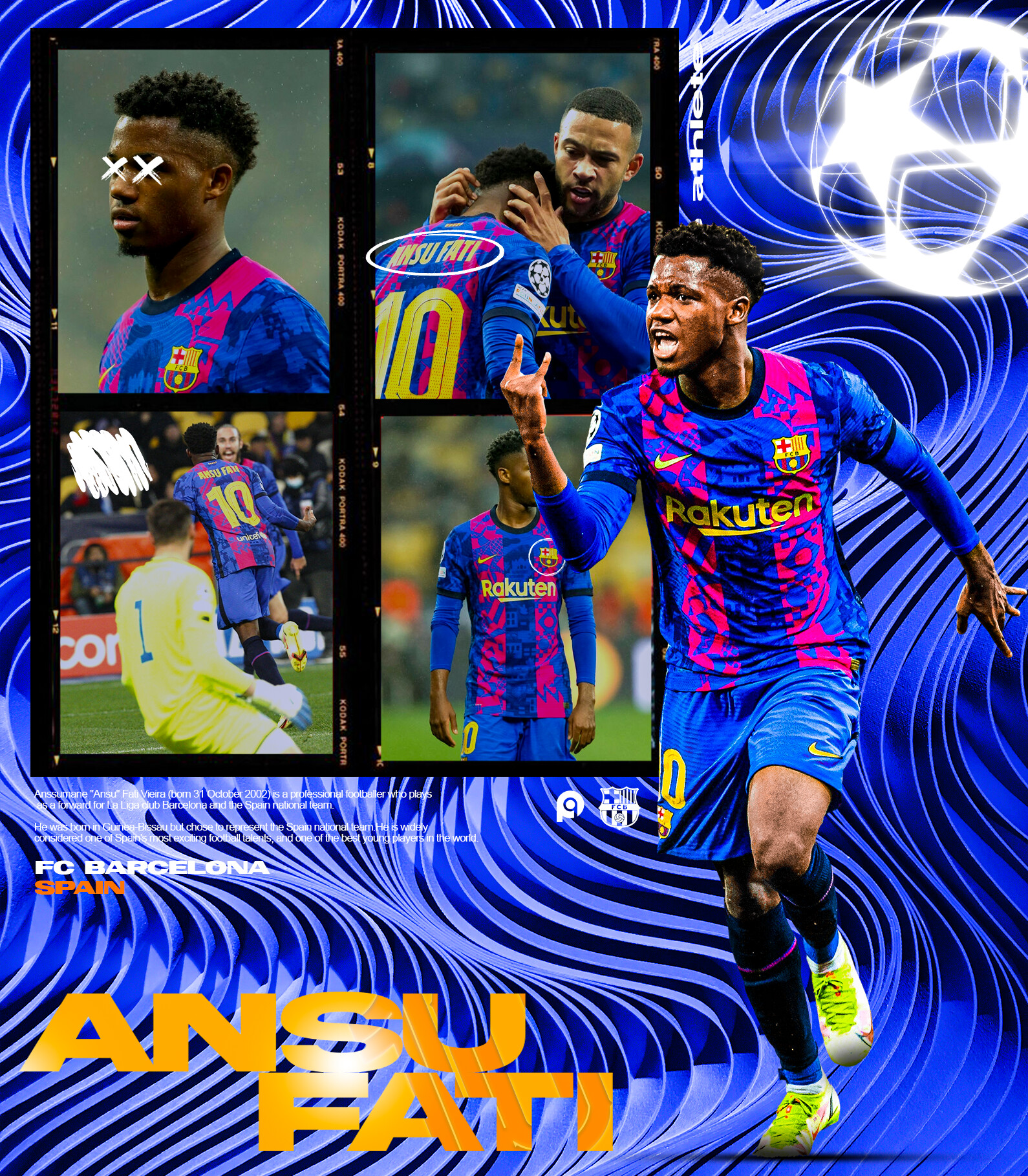 ArtStation - Graphic: Ansu Fati FCBarcelona