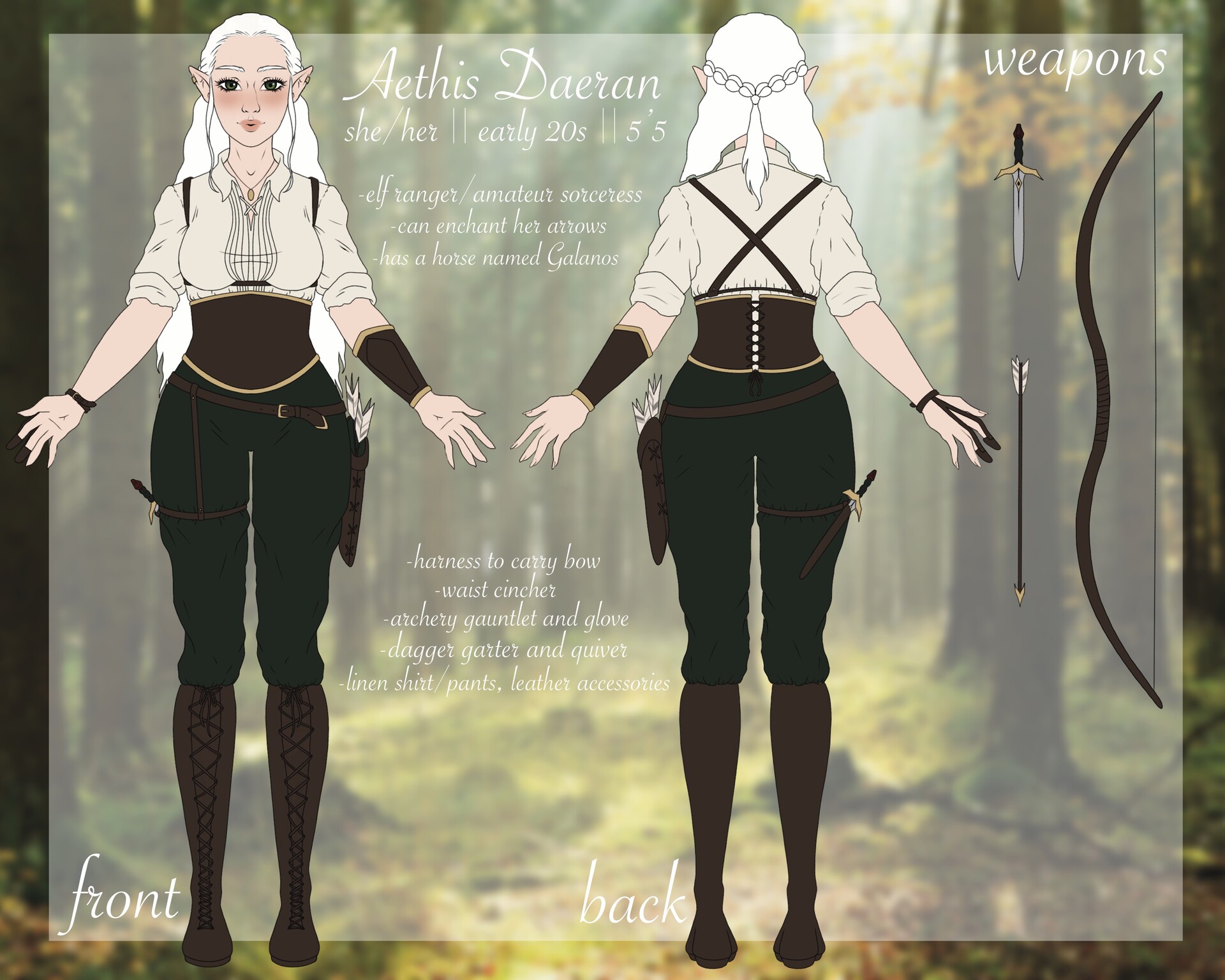 ArtStation - Aethis 2023 Character Reference