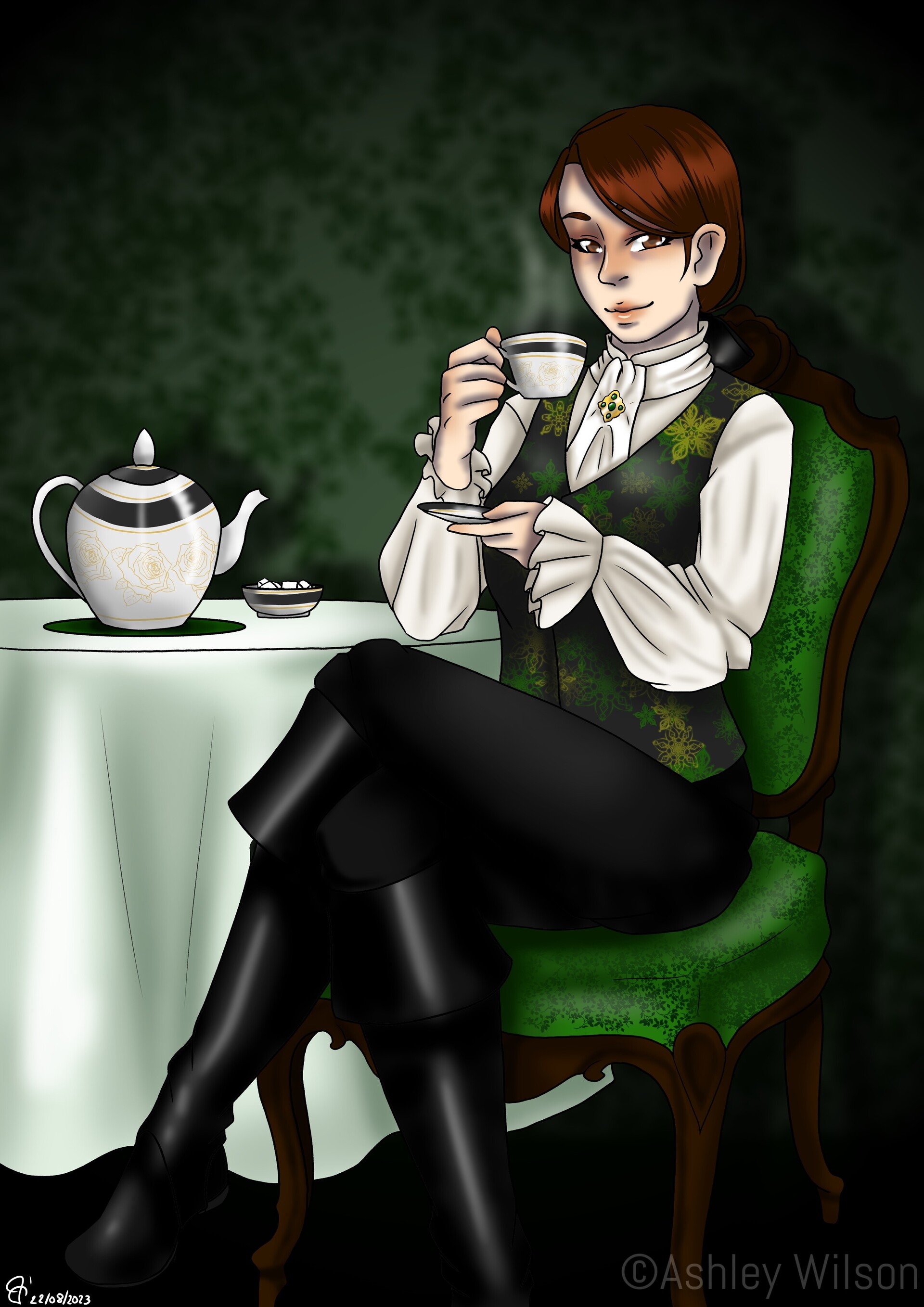 ArtStation - Morpheus tea time