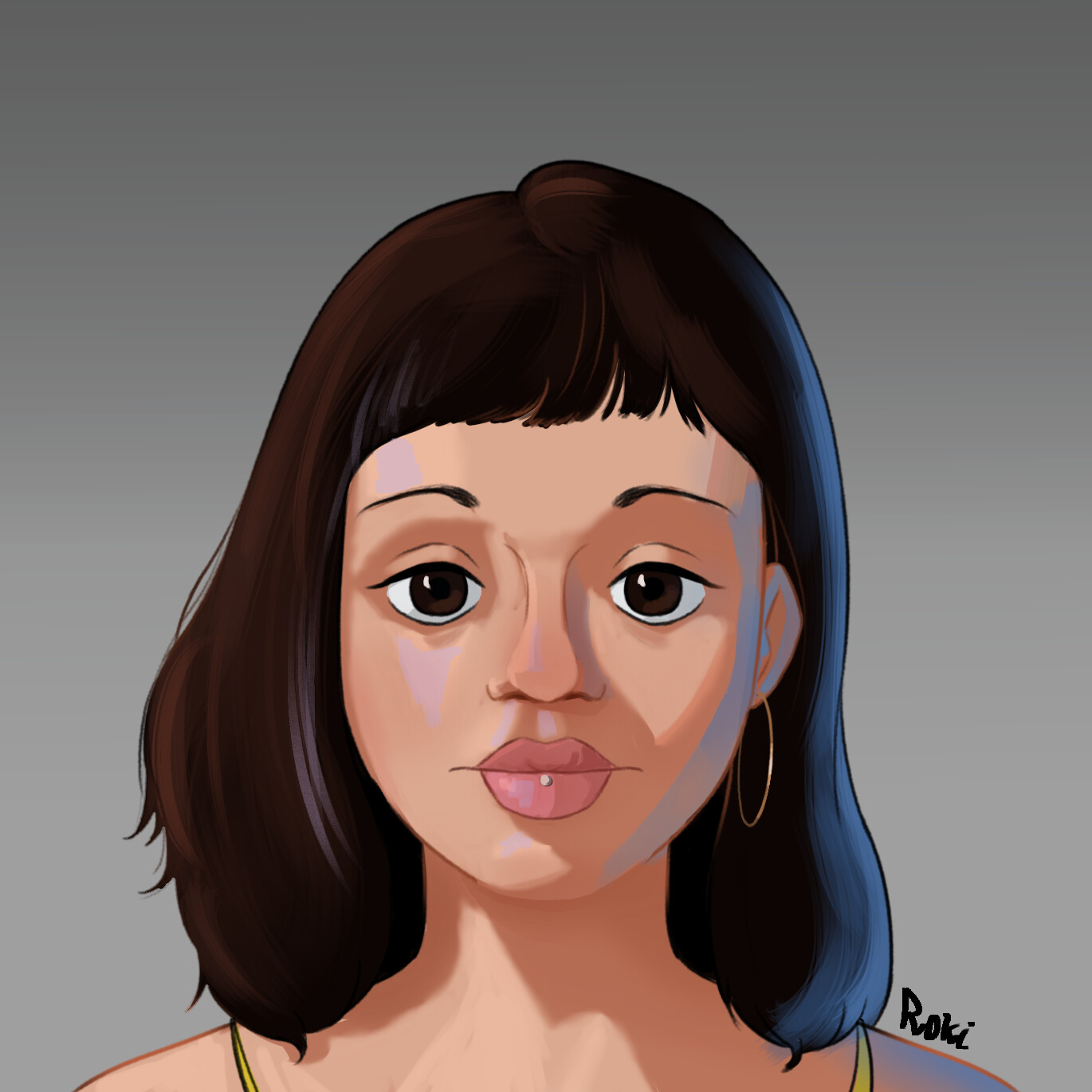 ArtStation - Portrait Inspired by Spiderverse Design