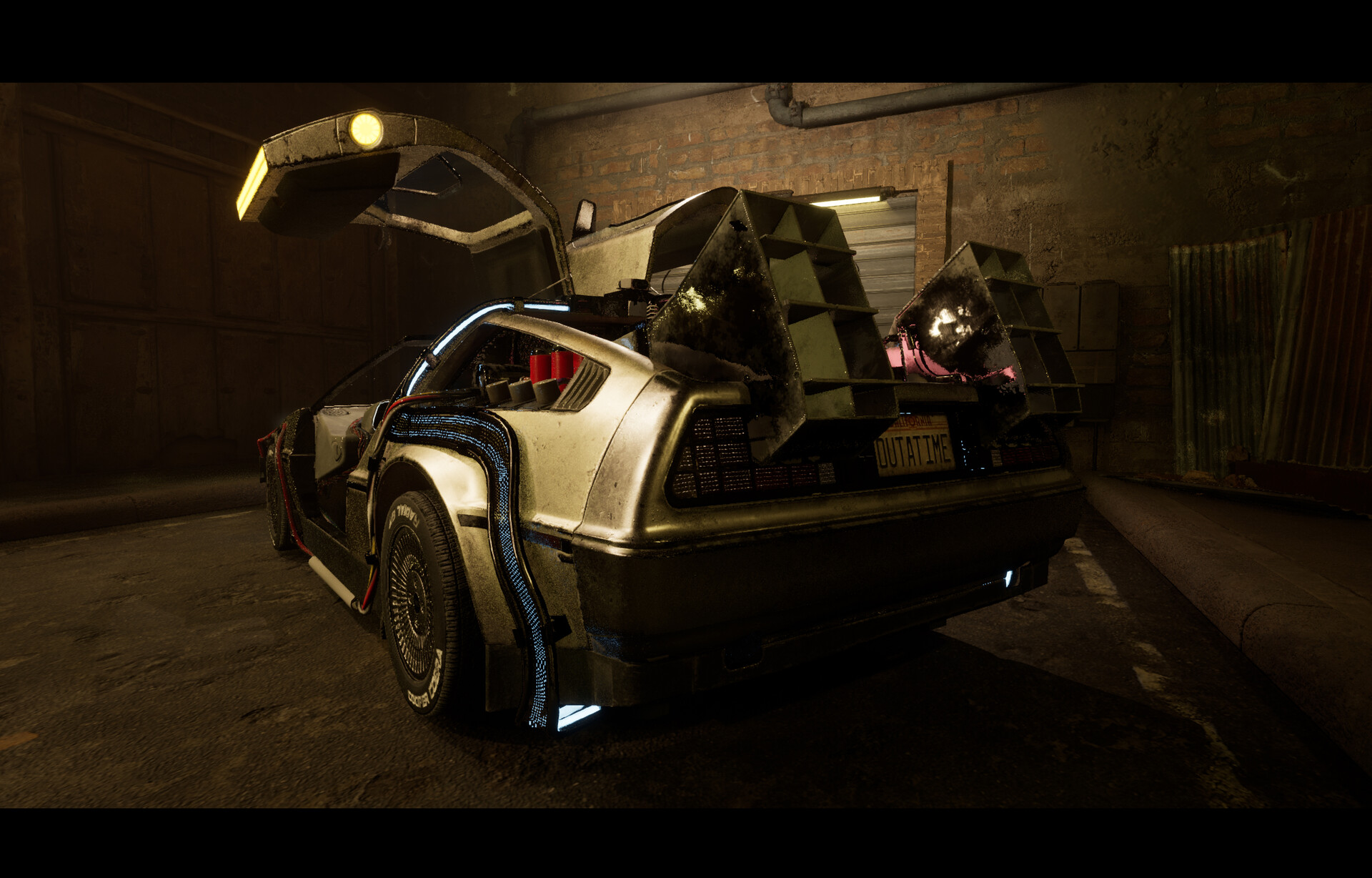 ArtStation - Delorian DMC-12, back to the future