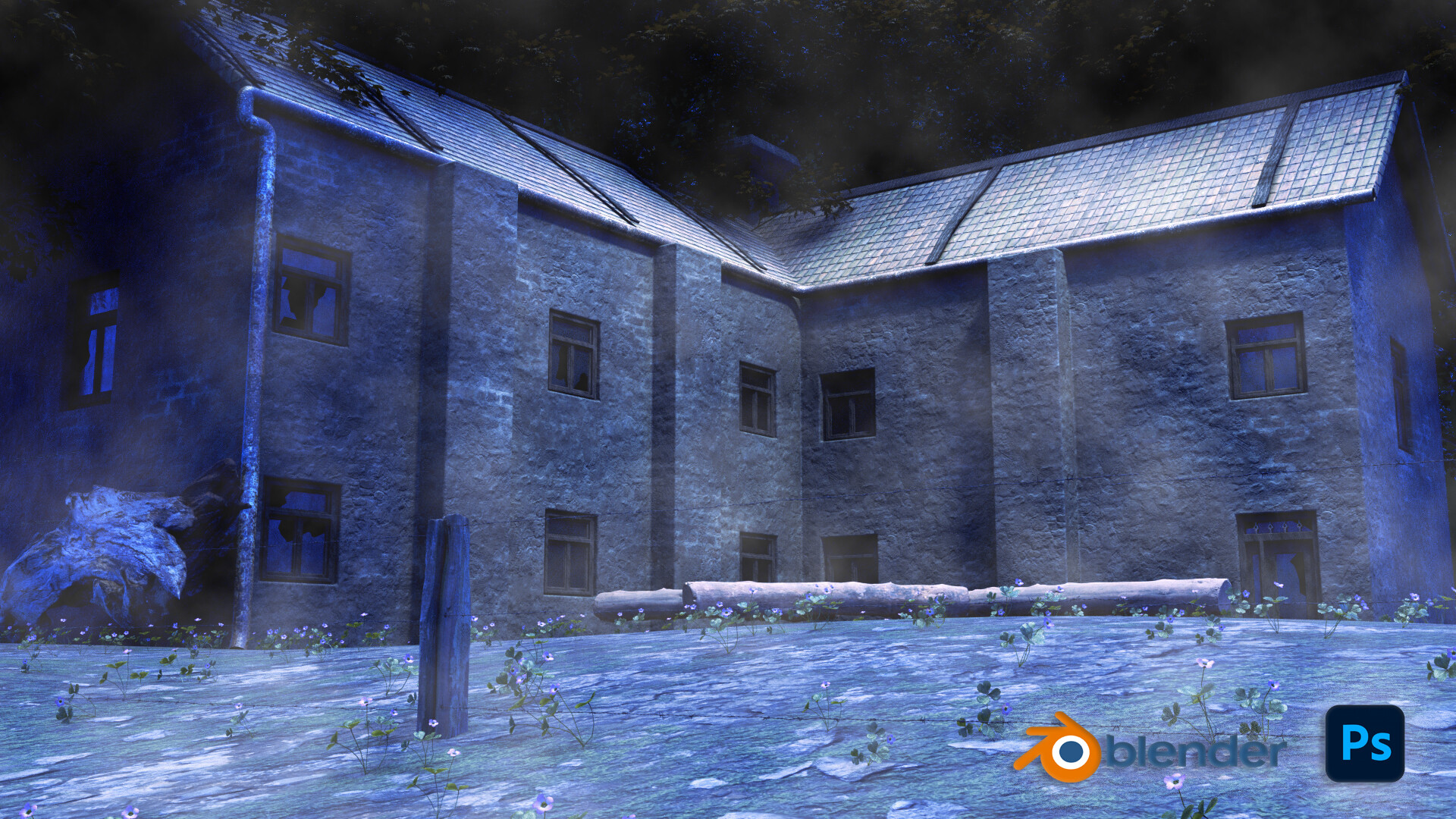 ArtStation - Abandoned Building