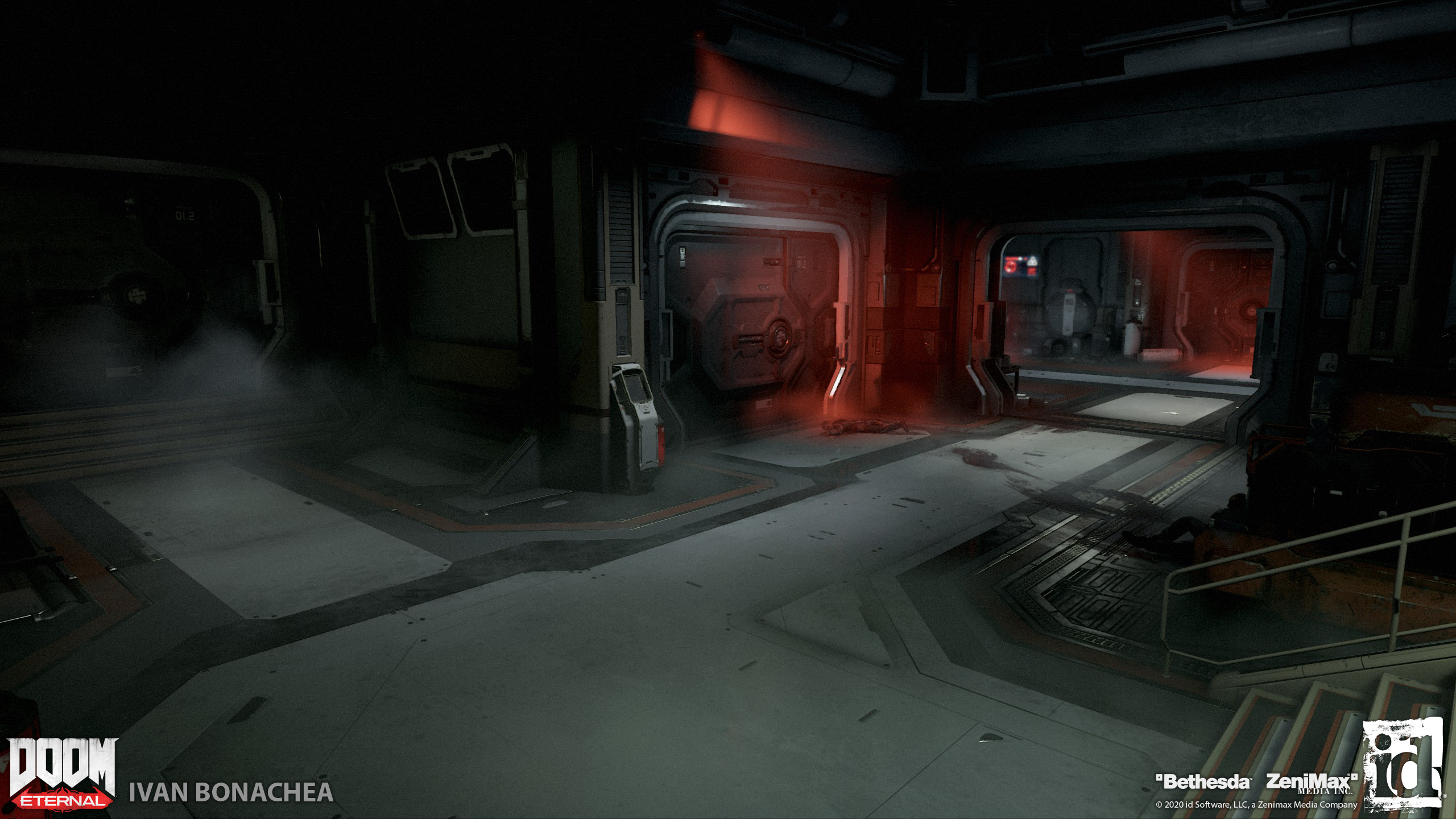 Ivan Bonachea - DOOM Eternal - Mars Core - UAC Interiors 1
