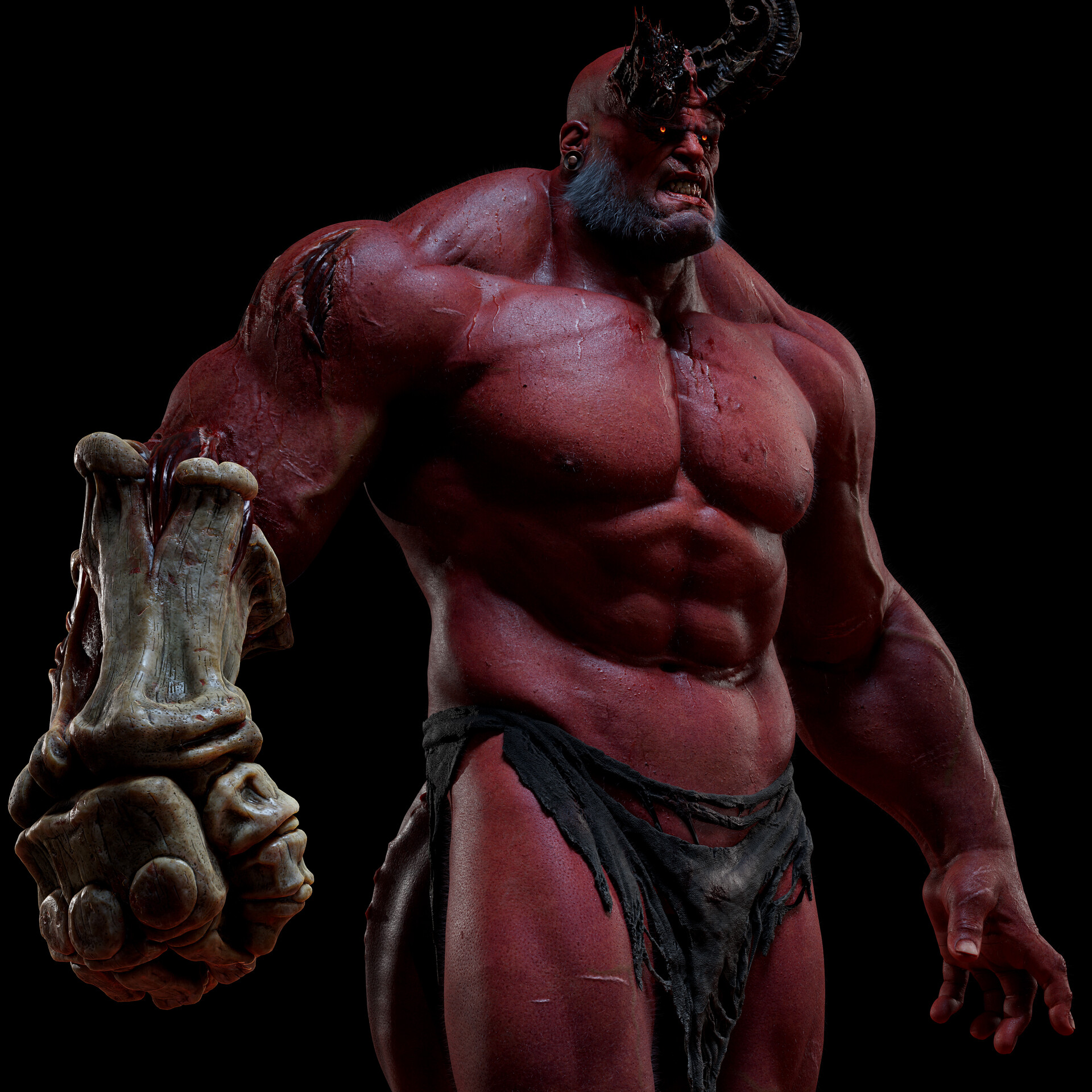 hellboy artstation