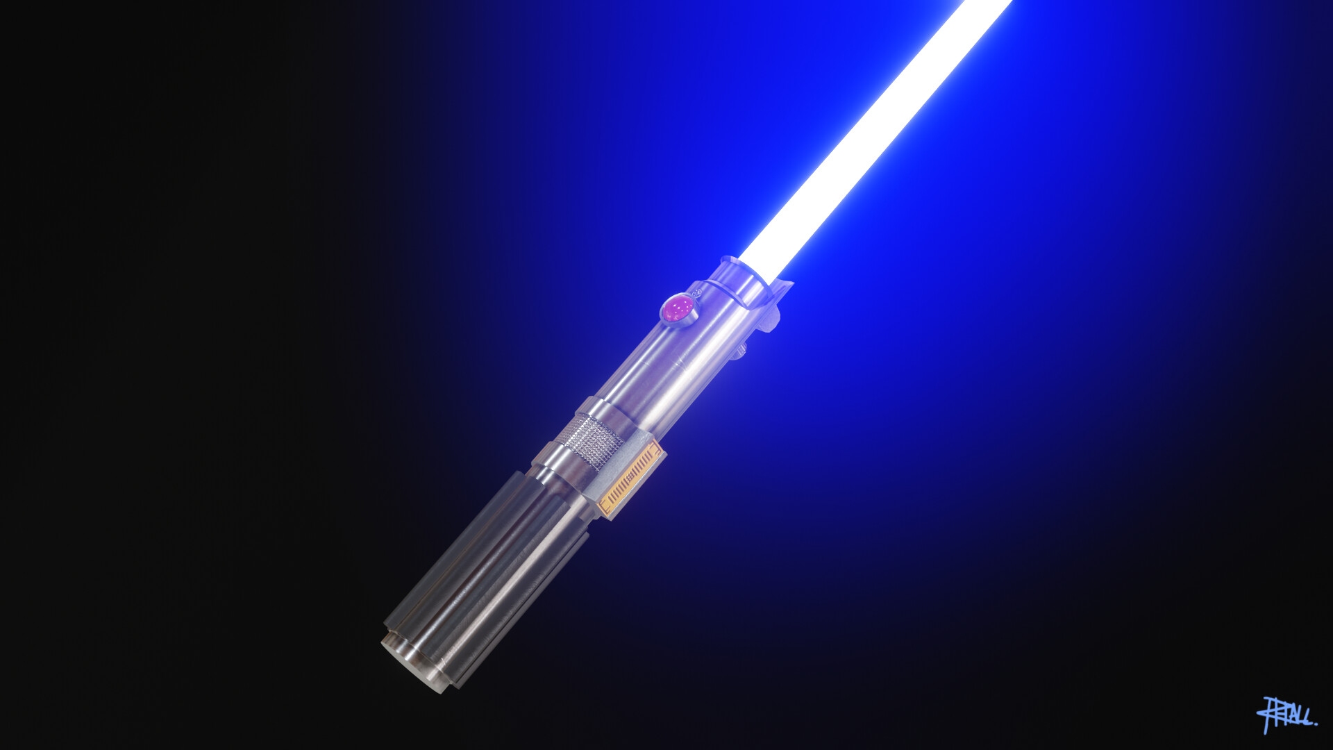 Rhys Hall - STARWARS FAN ART: Anakin's Lightsaber