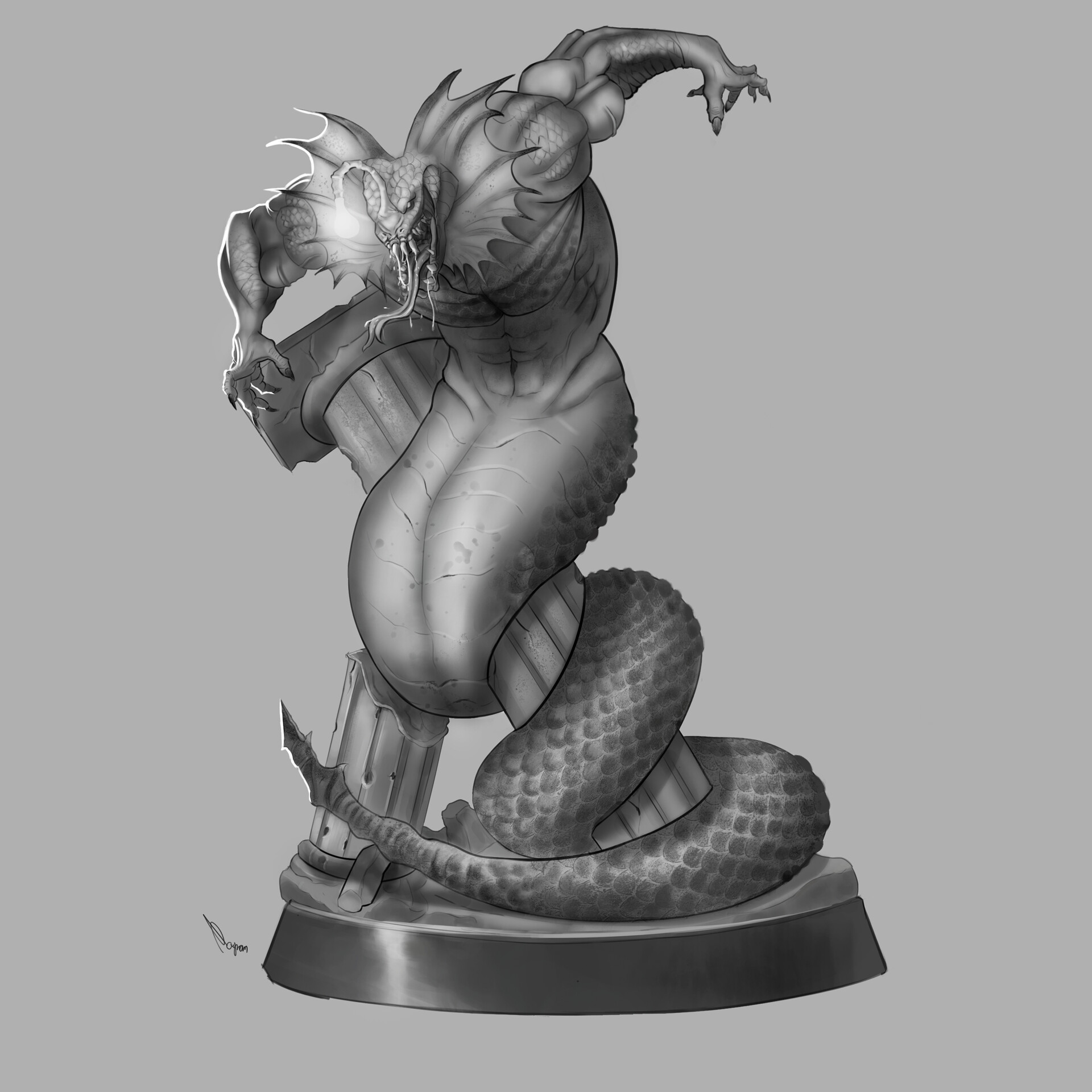 ArtStation - Abyssal Serpent