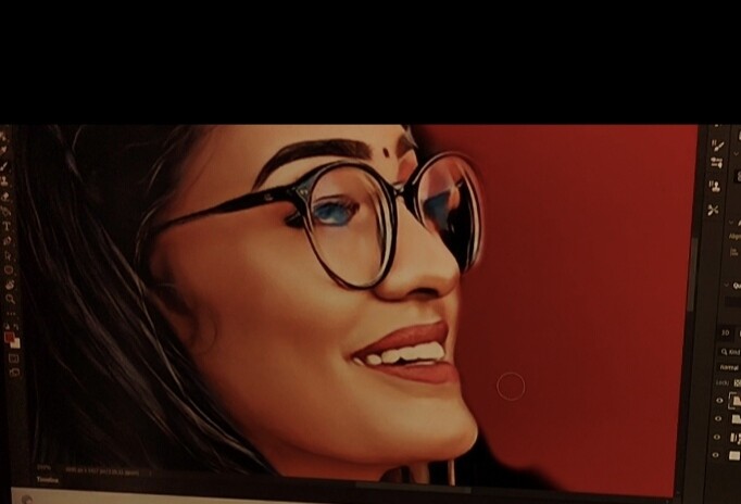 ArtStation - Girl visualization art