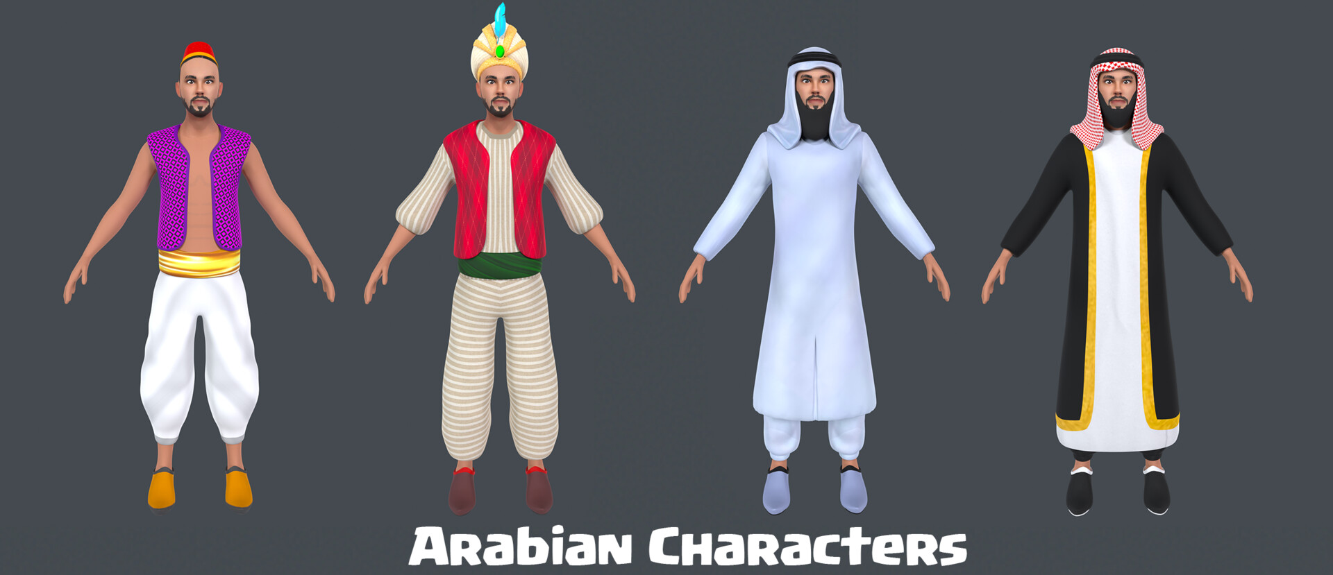 ArtStation - Arabian Characters Aladin