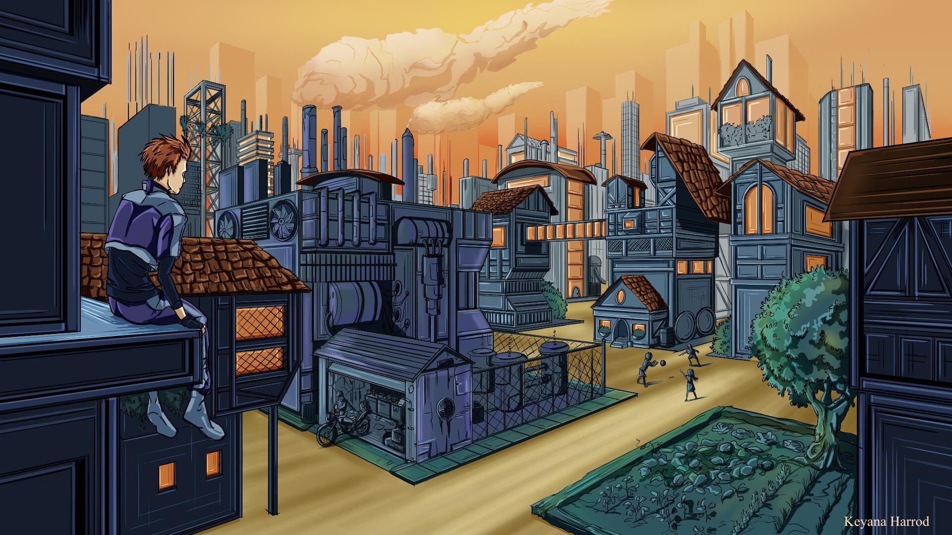 ArtStation - Watching the Smog