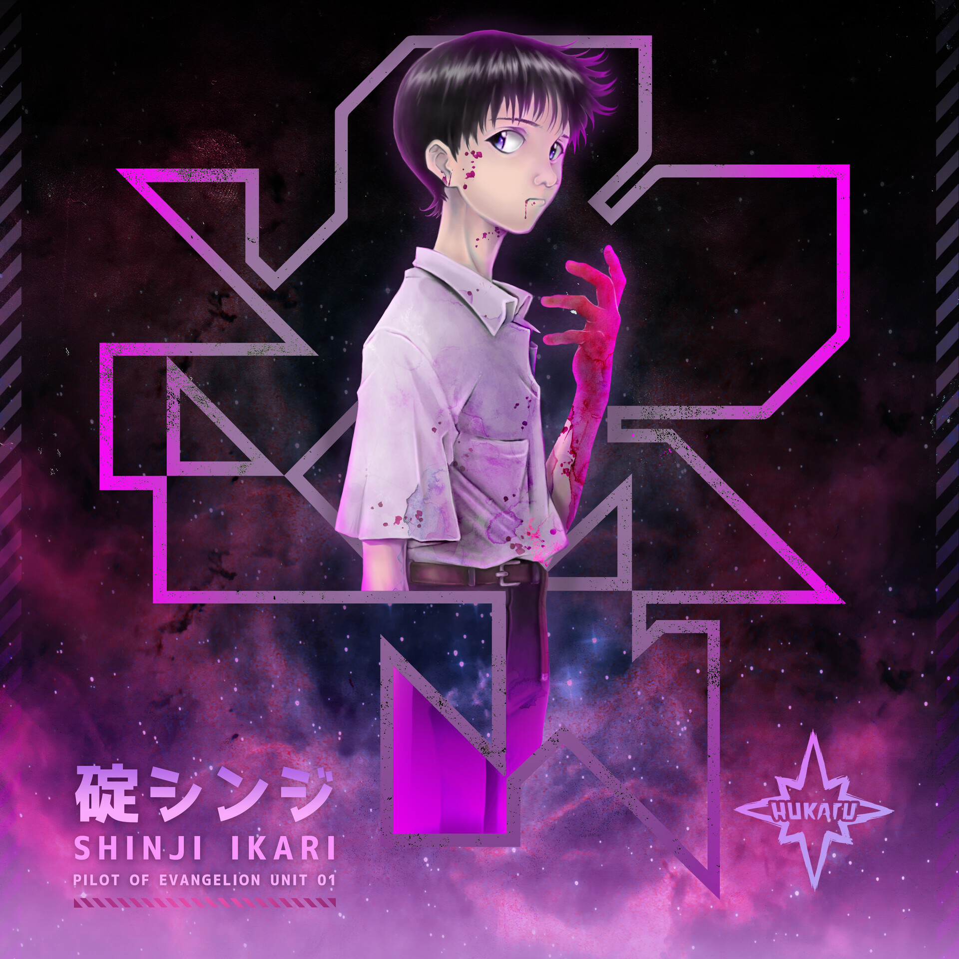 ArtStation - SHINJI IKARI_ FANART EVANGELION