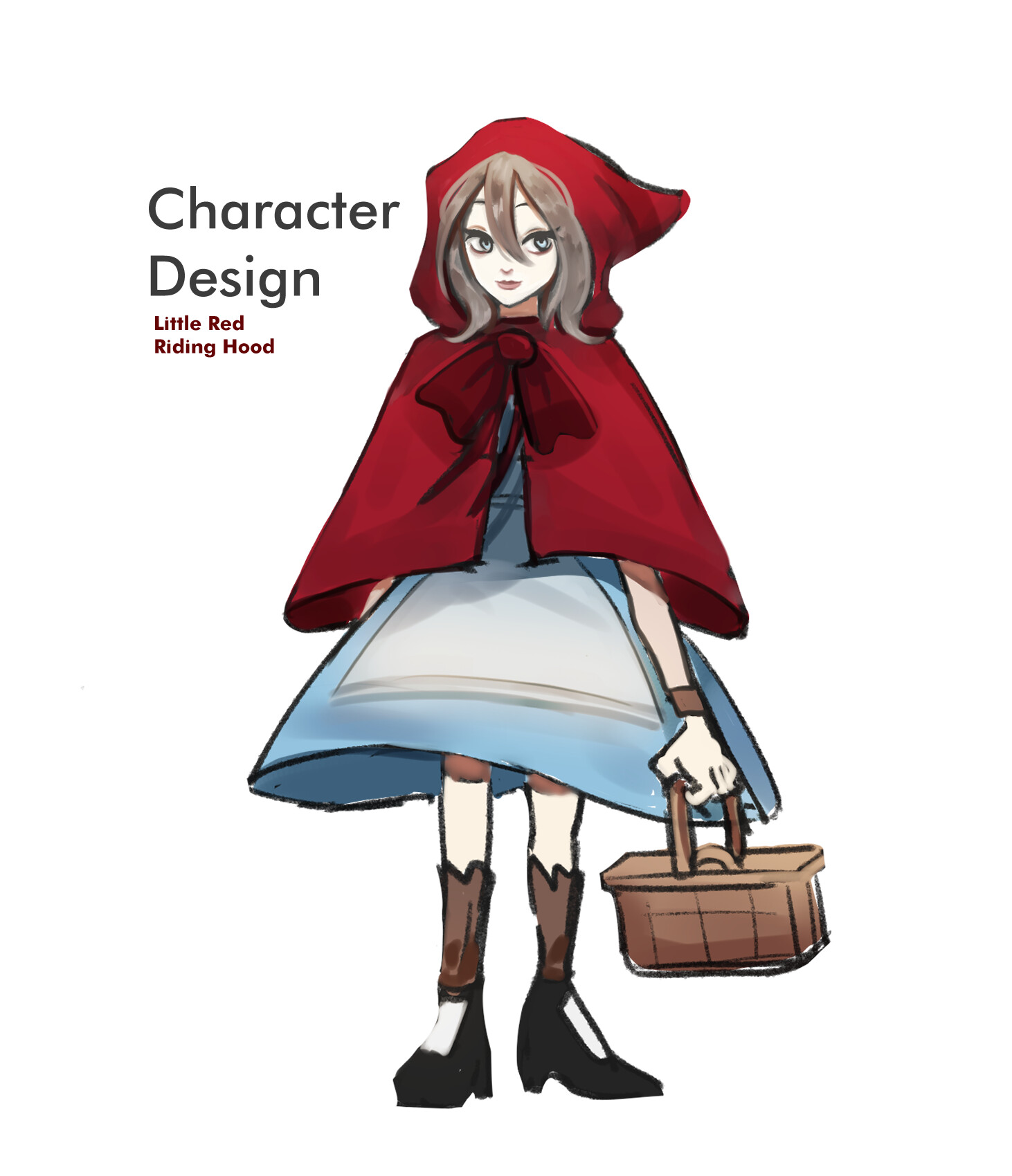 ArtStation - Red Hood Character Design