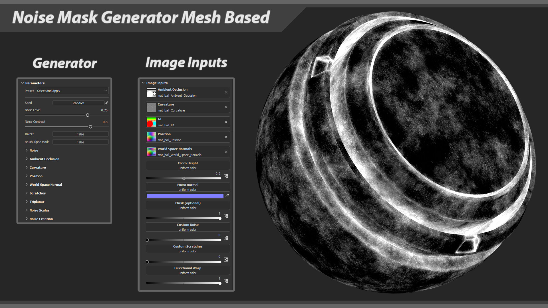 Cameron McGillivray - Noise Mask Generator