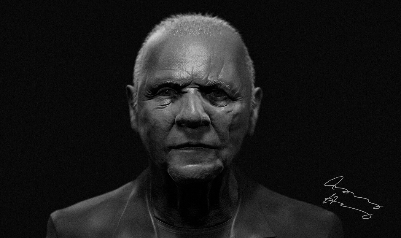 ArtStation - Likeness Anthony Hopkins