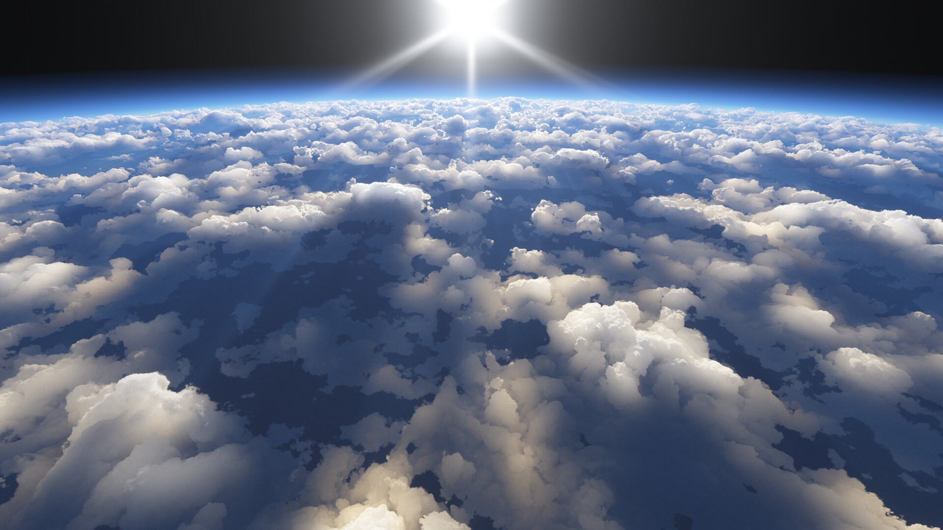 ArtStation - Volumetric Cloudscape