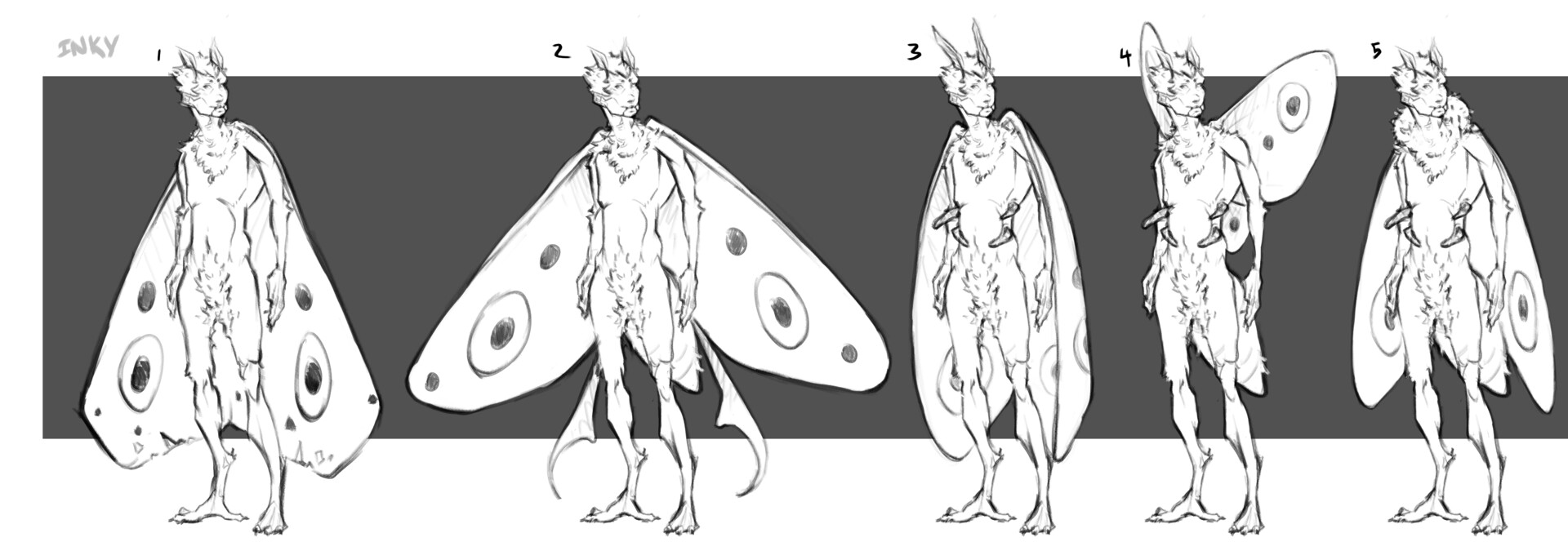 ArtStation - mothman concept art