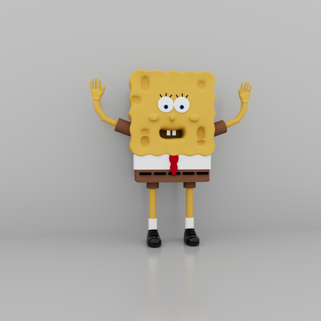 ArtStation - 3D Spongebob