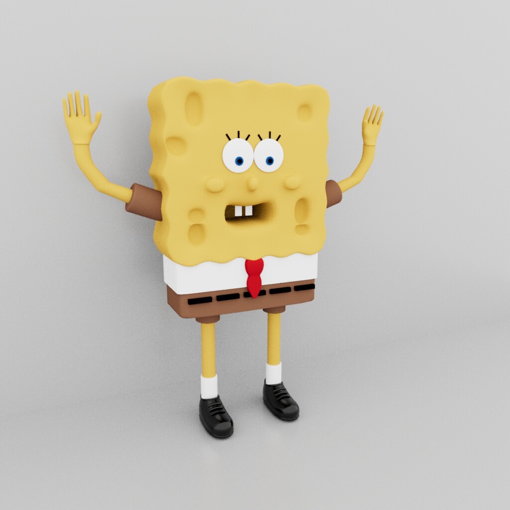 3D Spongebob by Ayush Gupta — ProUser.Me