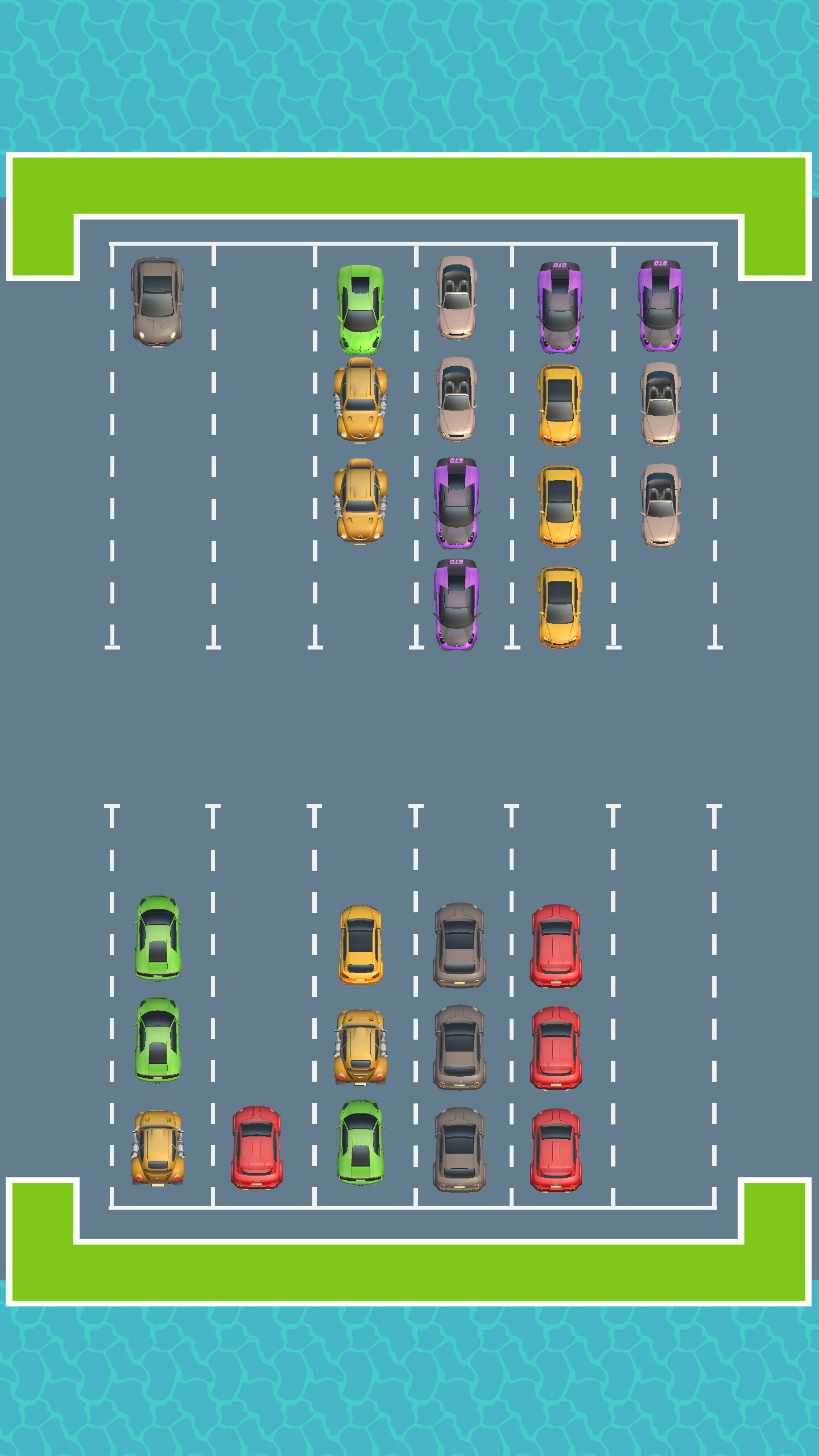 ArtStation - Car Color Sort Game Environment