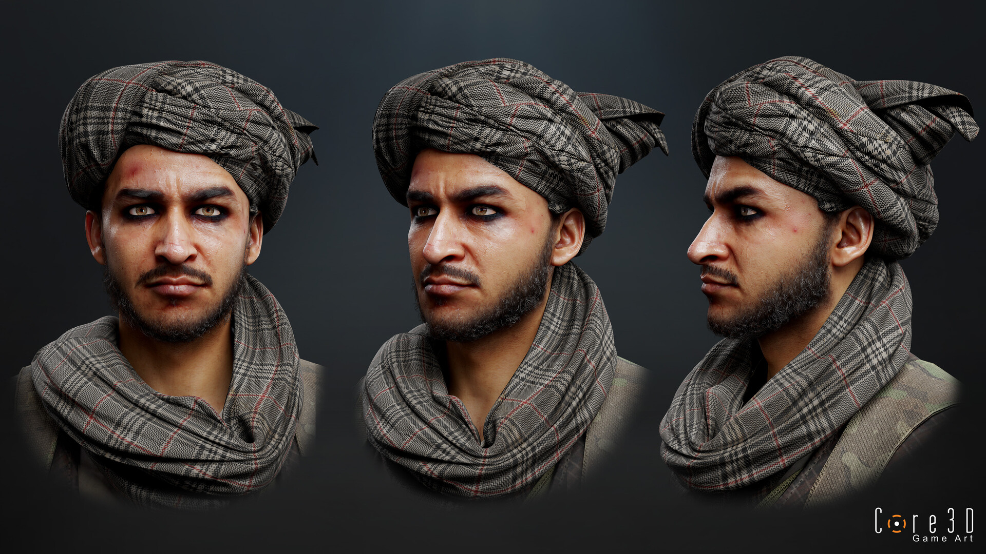 Core3D Game Art - Antagonist Character