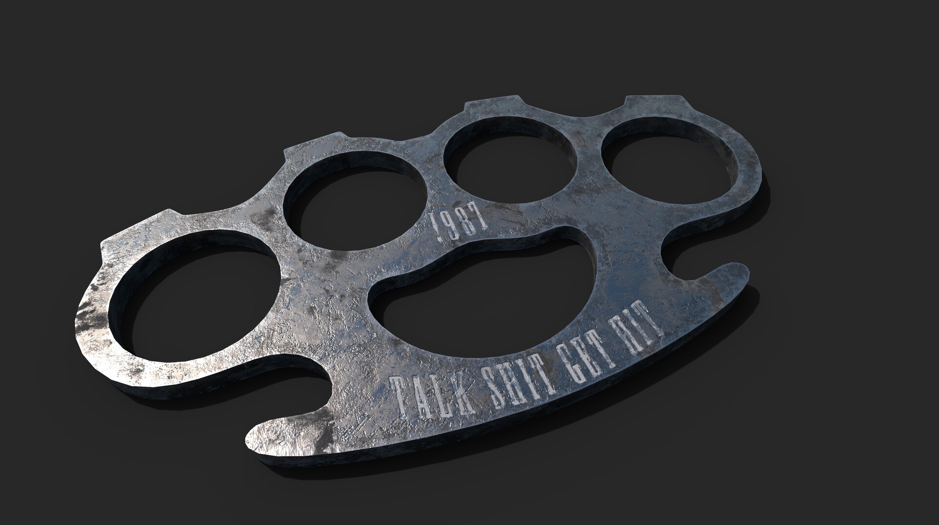 Punched With Brass Knuckles