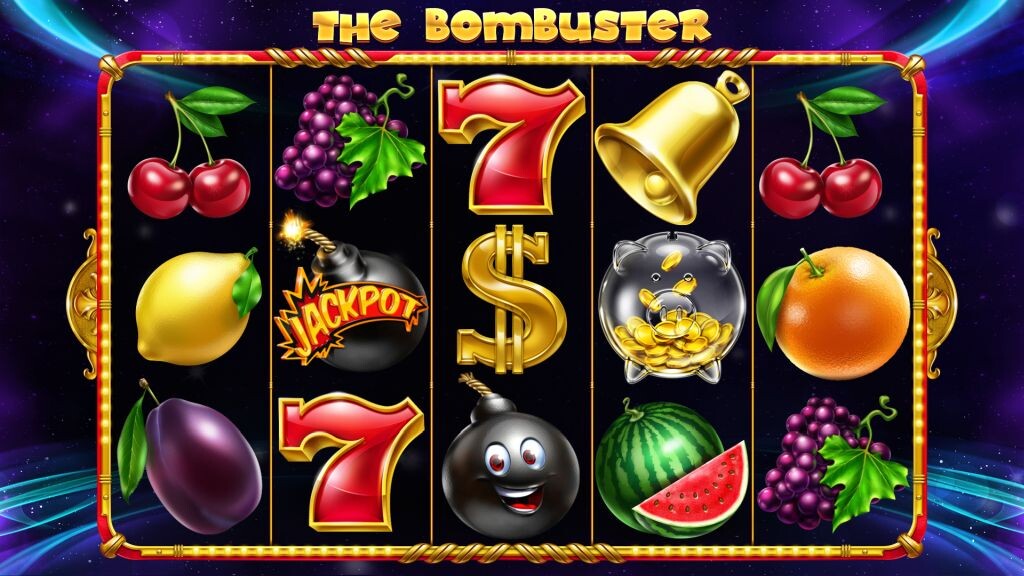 ArtStation - Game reels art for the casino slot "The Bombuster"