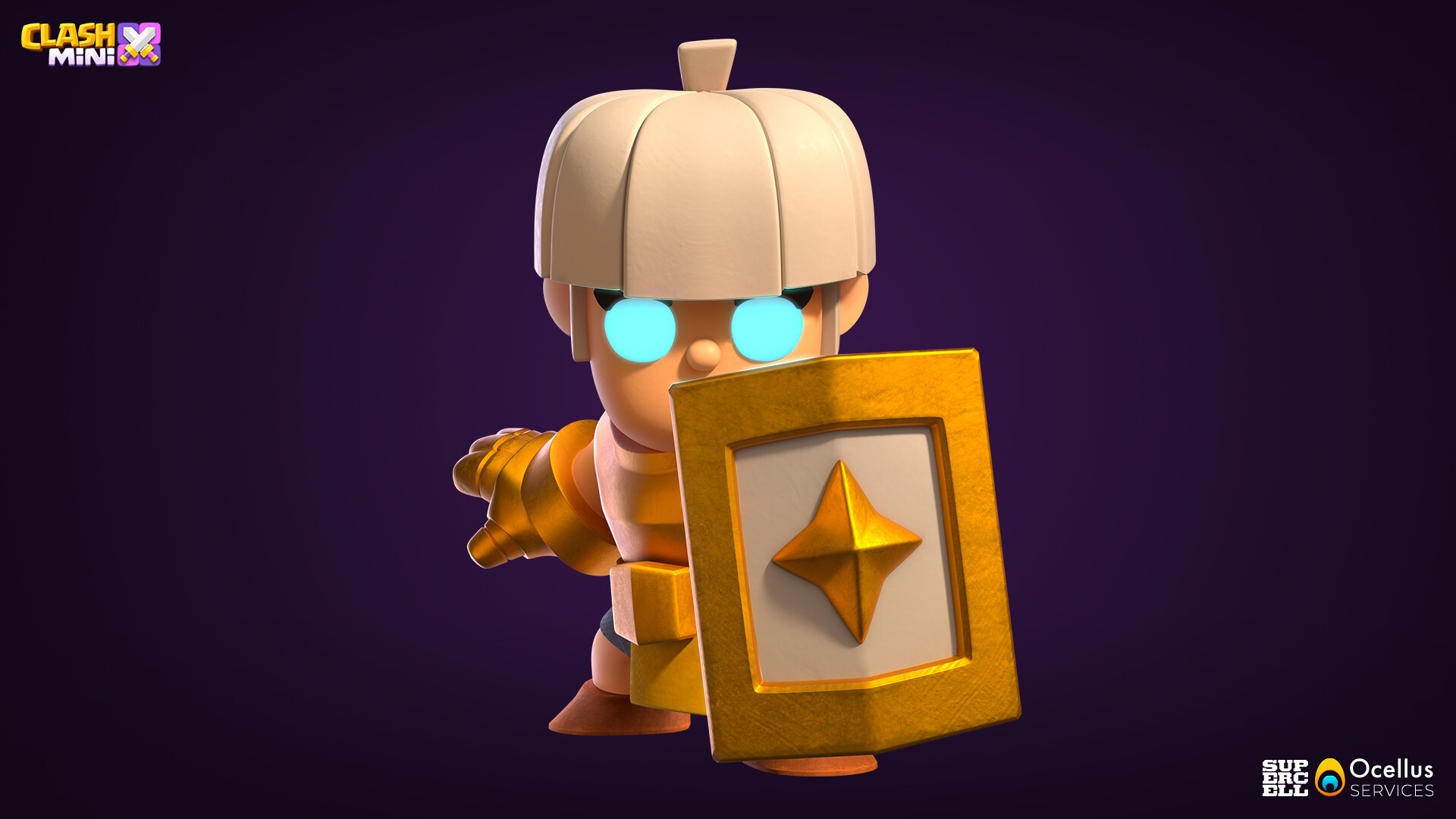 Ocellus - SERVICES - Clash Mini - Shield Maiden