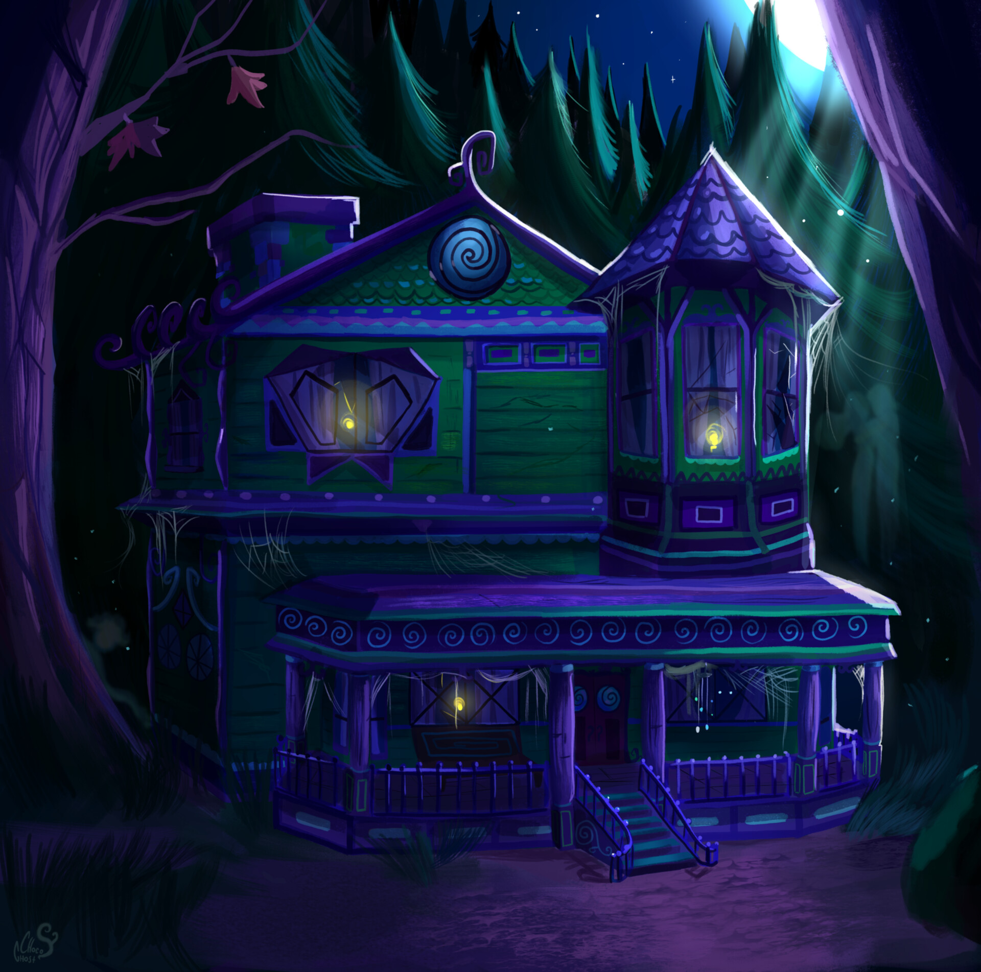 ArtStation - Caplin House - (Environment Concept)